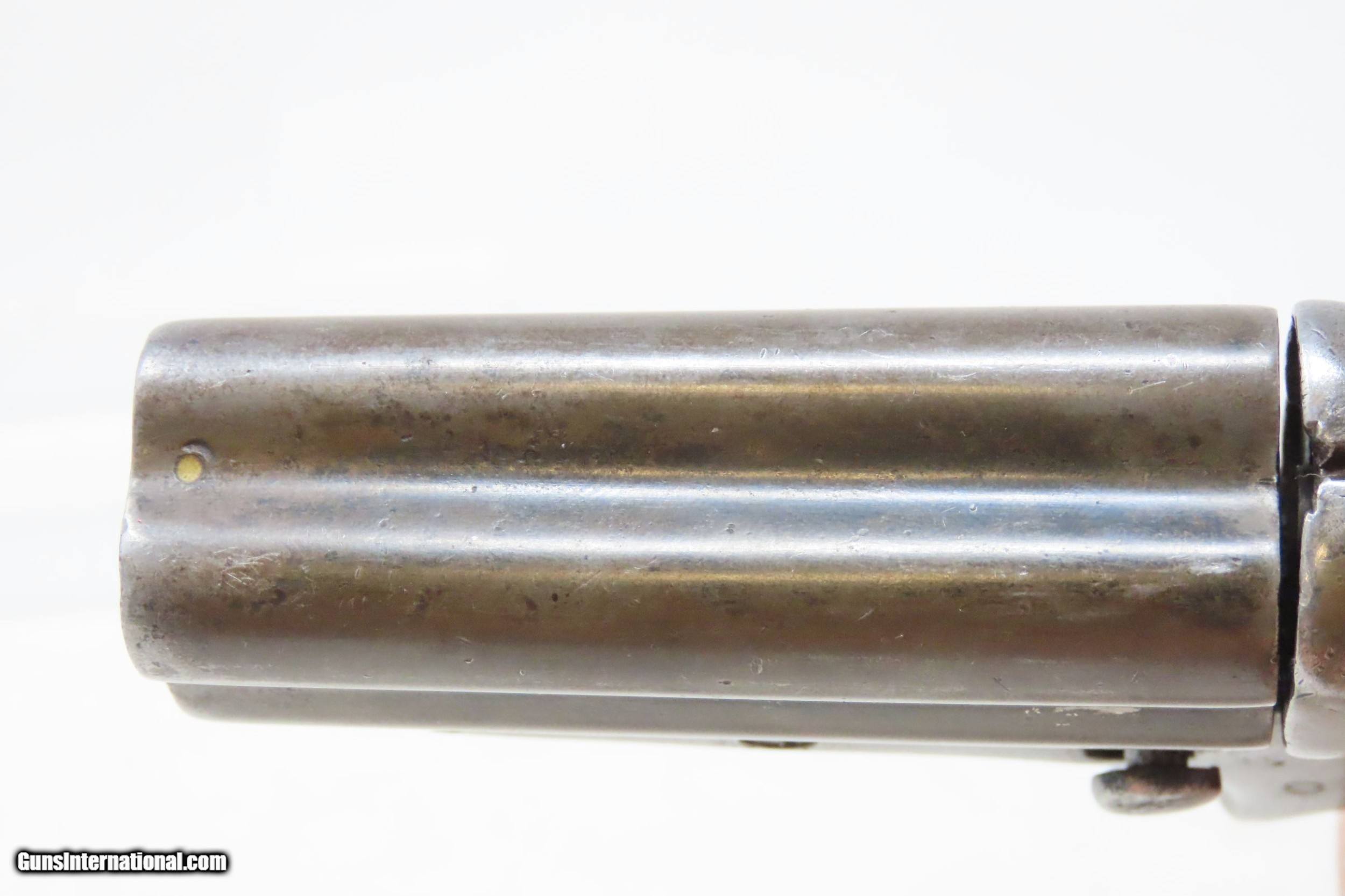 Antique CIVIL WAR Era SHARPS Model 4 .32 Caliber Rimfire PEPPERBOX ...