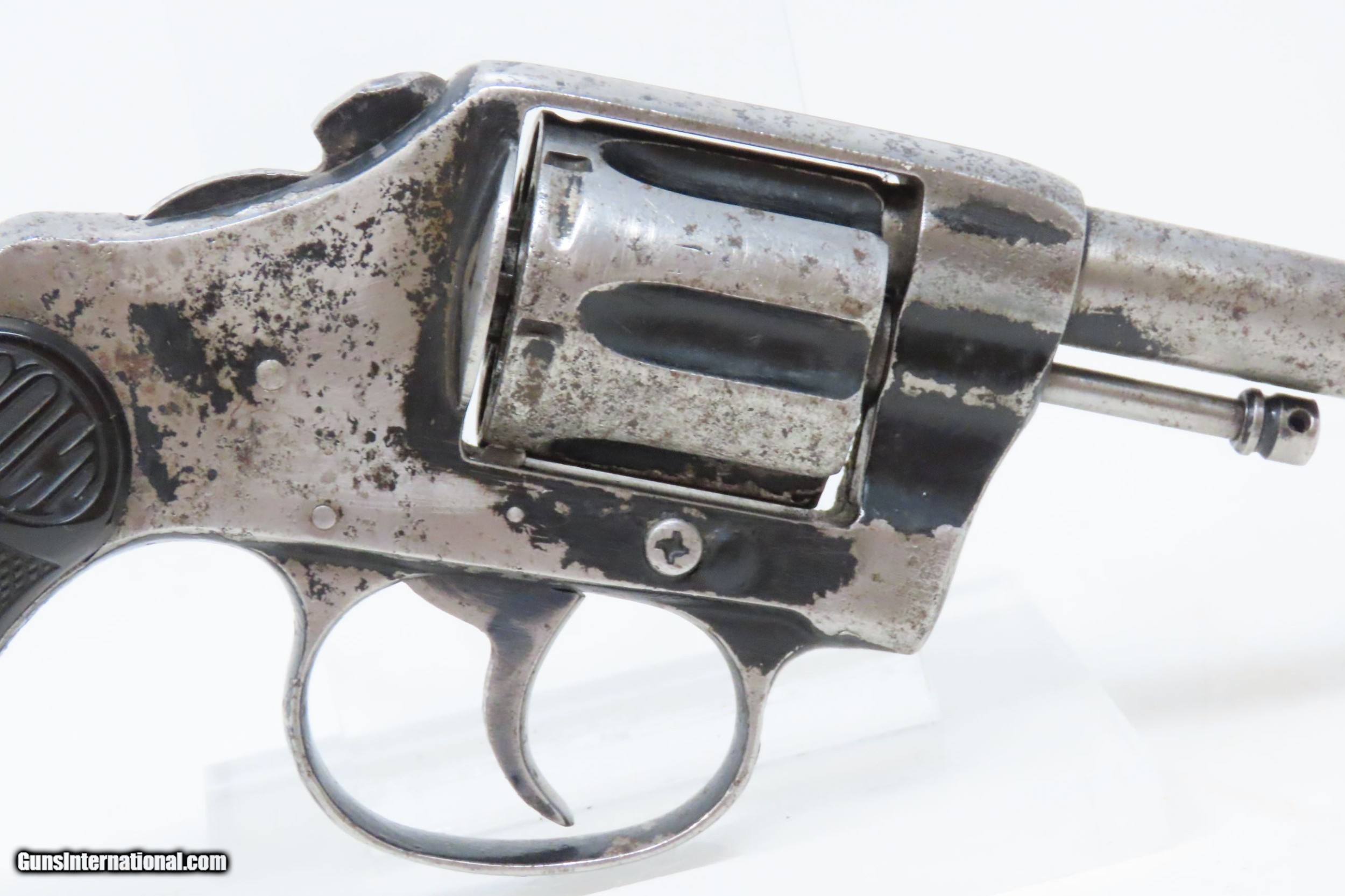 c1897 mfr. Antique NEW YORK POLICE Marked .32 COLT NEW POLICE REVOLVER ...