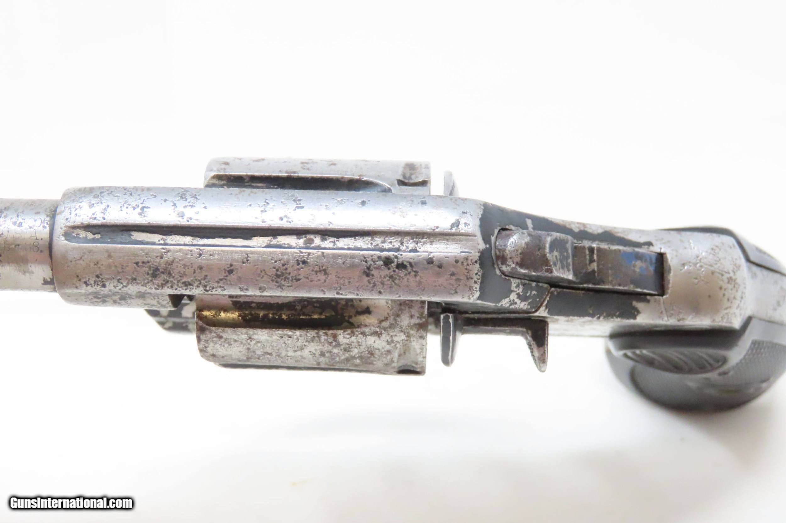 c1897 mfr. Antique NEW YORK POLICE Marked .32 COLT NEW POLICE REVOLVER ...