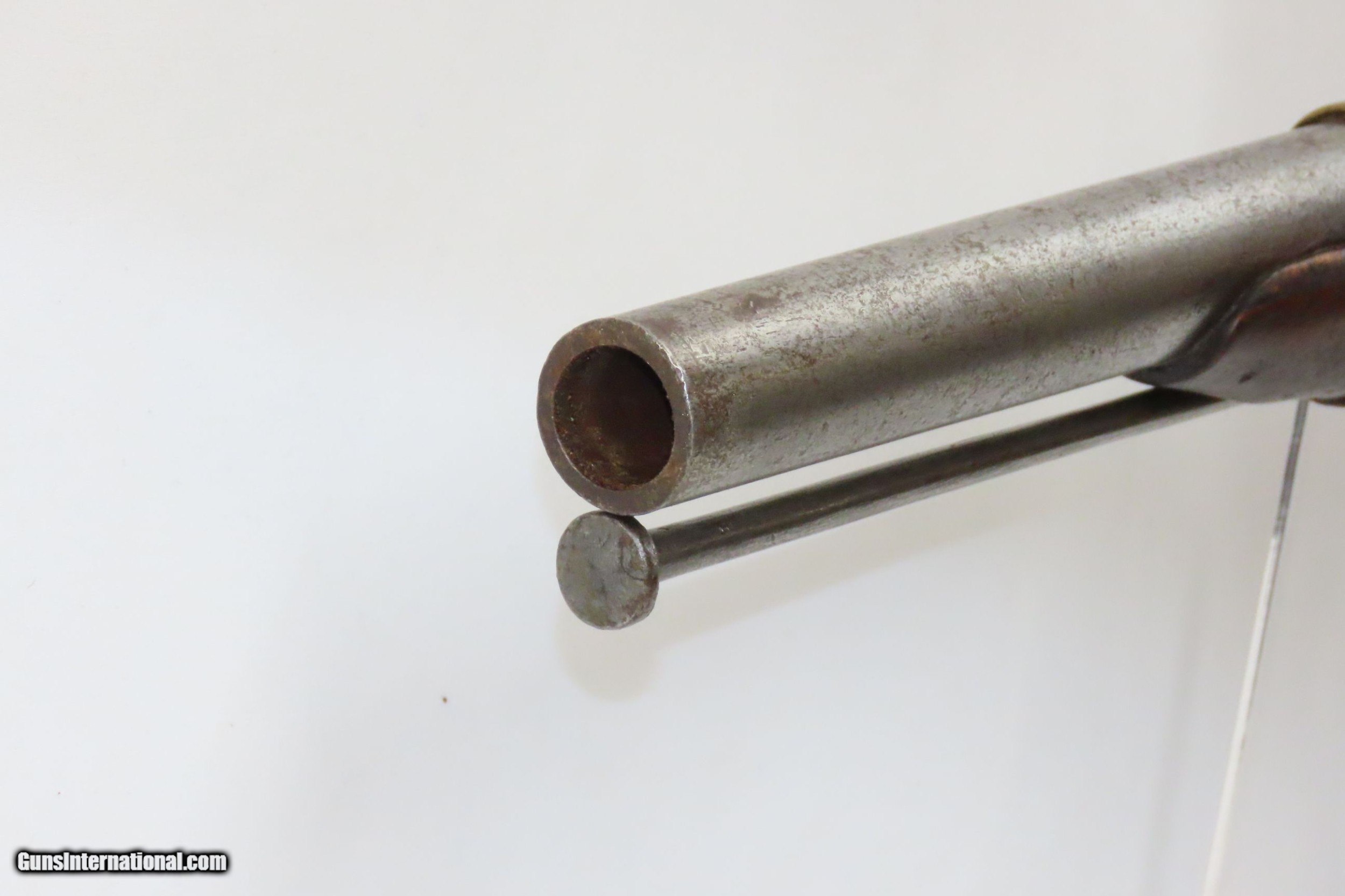 NAPOLEONIC ERA Antique BRANDER & POTTS Large Bore .75 Cal. FLINTLOCK ...