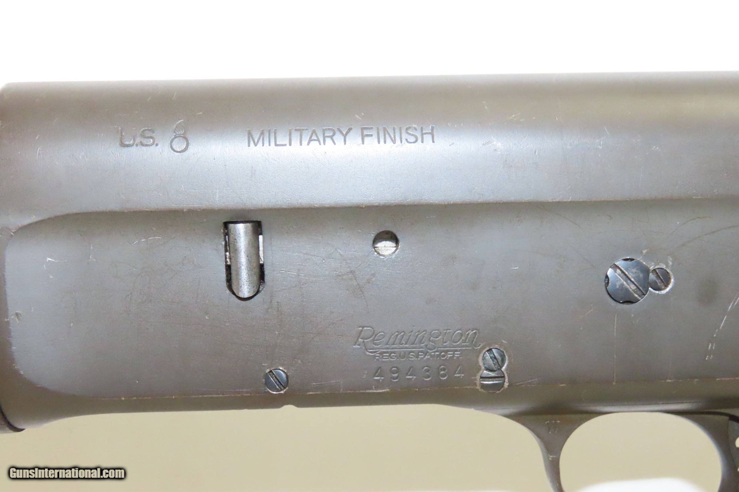 World War II ORDNANCE U.S. Marked WWII Remington Model 11 “RIOT ...