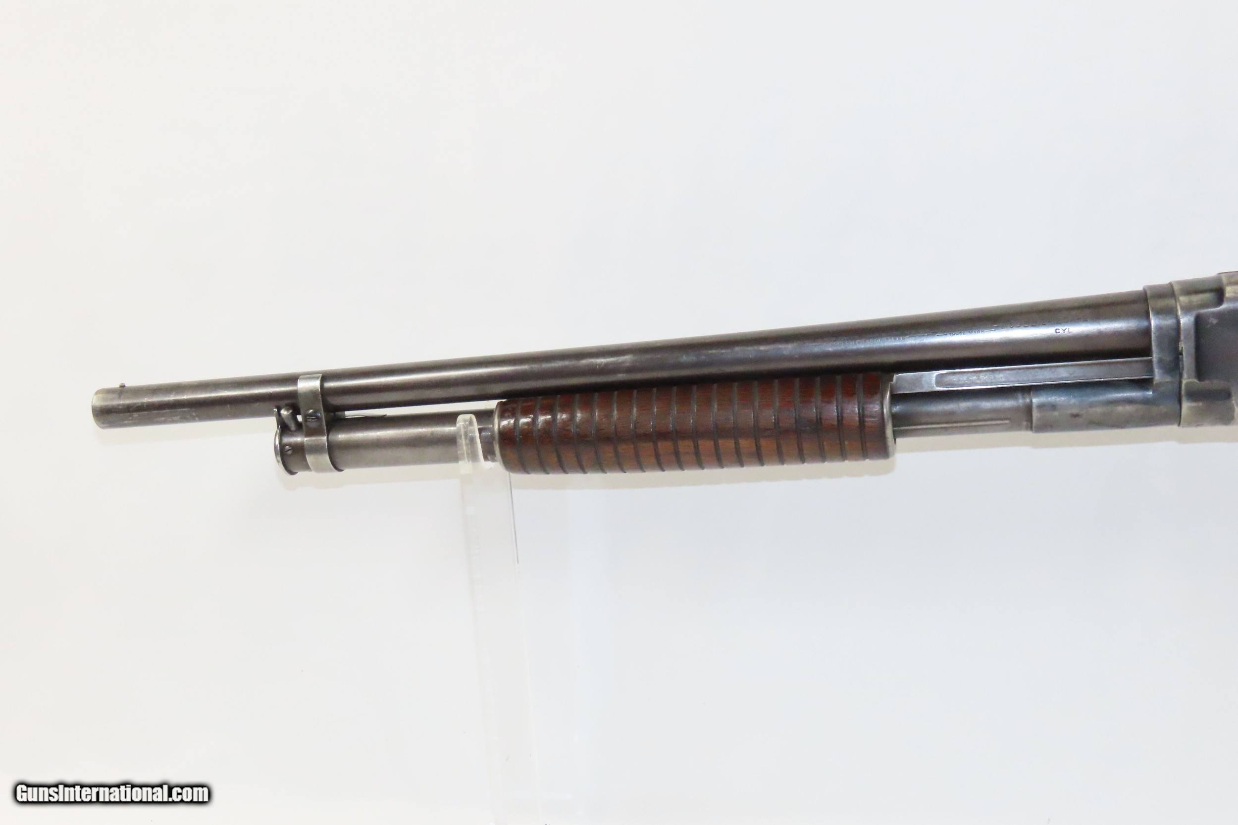 World War 2 US Marked WINCHESTER Model 12 TRENCH SHOTGUN w/FLAMING BOMB ...