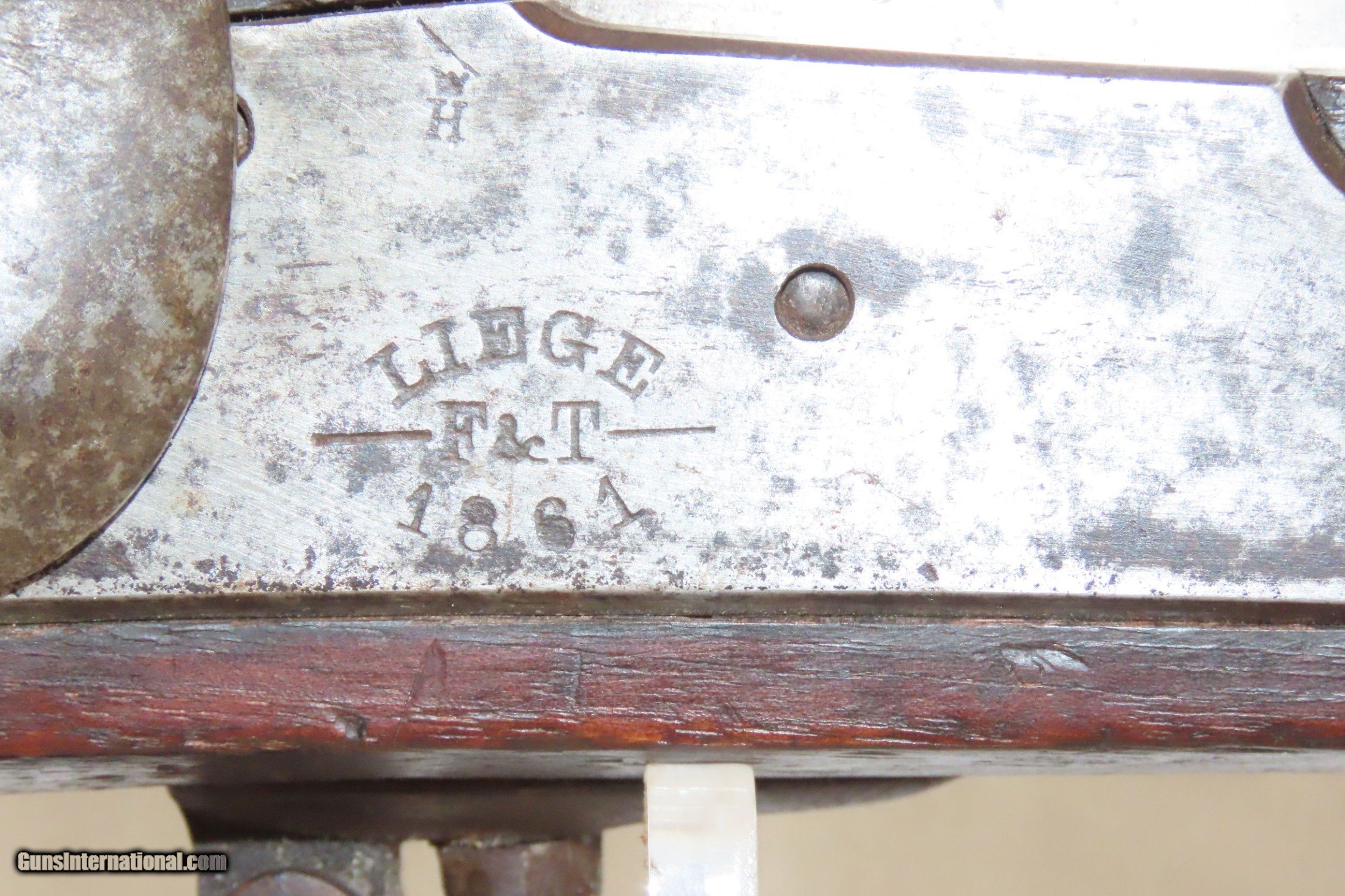 Antique Belgian FALISSE & TRAPMANN .69 Caliber Rifle-MUSKET CIVIL WAR ...