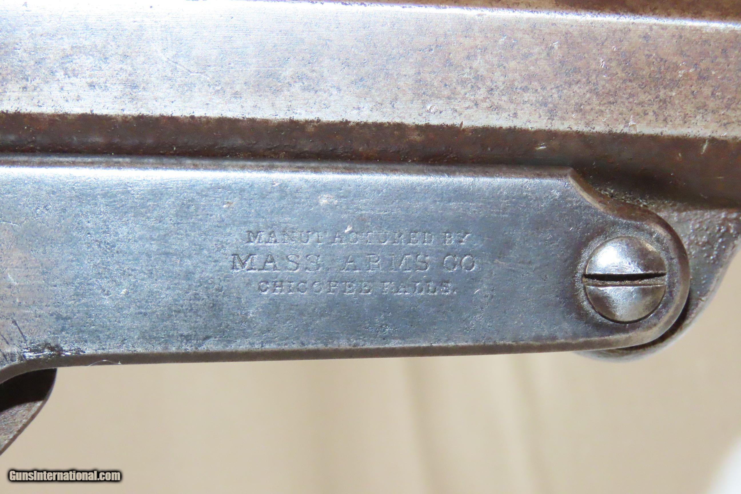 CIVIL WAR Antique U.S. MASS. ARMS CO. 2nd Model MAYNARD Cavalry SR Carbine .50 Caliber ...