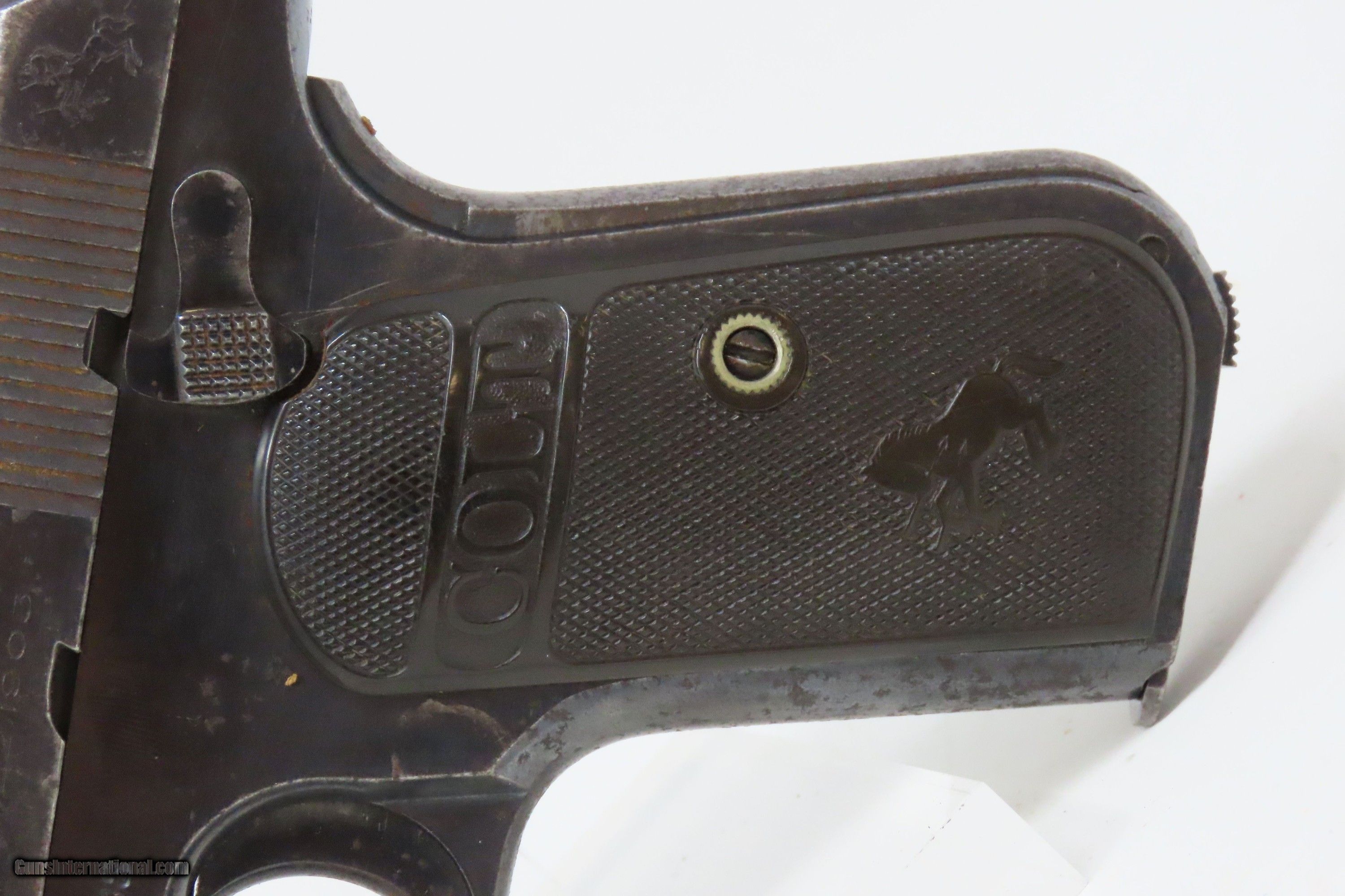 SAN ANTONIO TEXAS Lettered COLT 1903 Pistol Roaring Twenties TX WW2 II C&R WORLD WAR II Captured ...