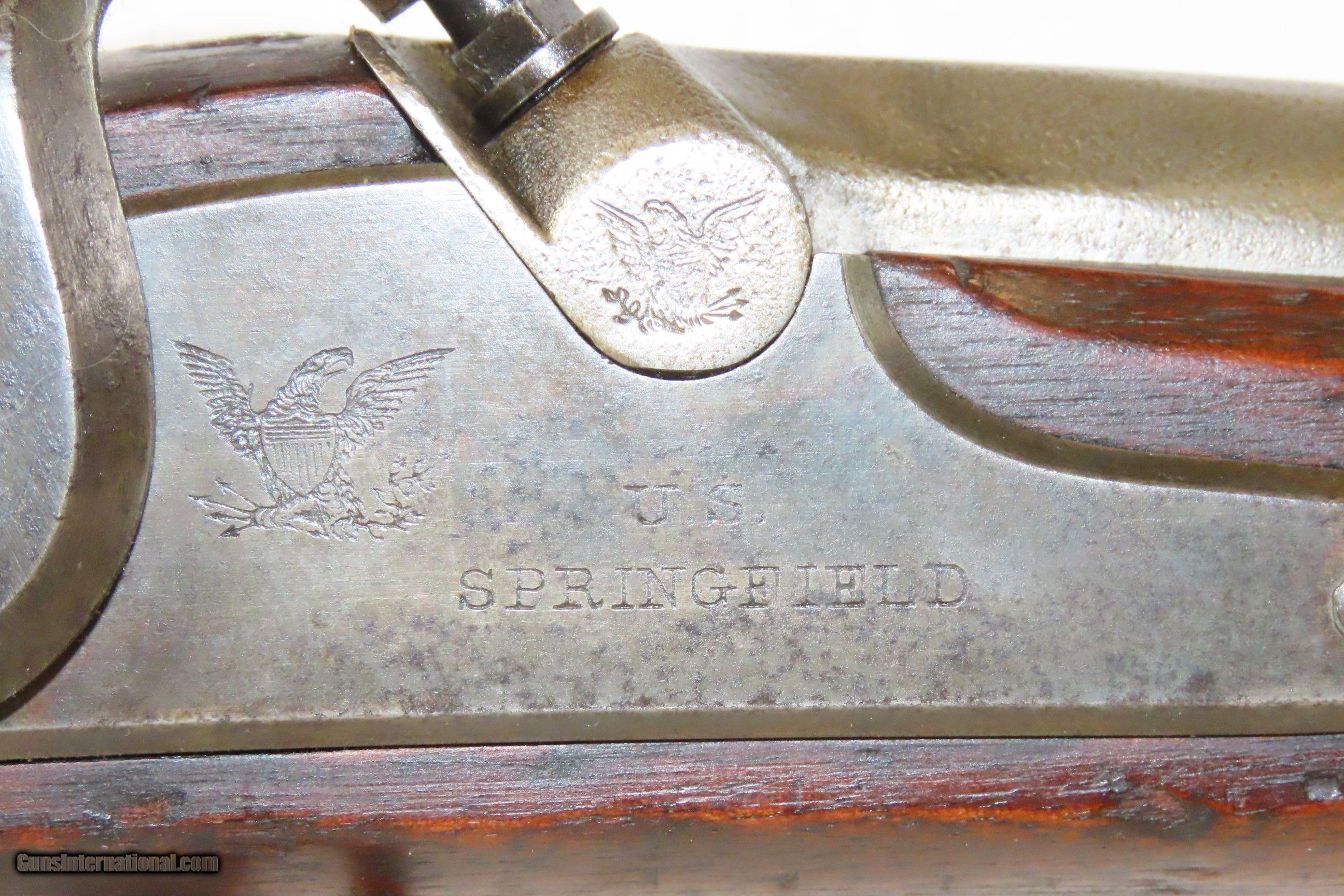 1864 SPRINGFIELD ARMORY Model 1863 .58 RIFLE-MUSKET CIVIL WAR 3Band ...