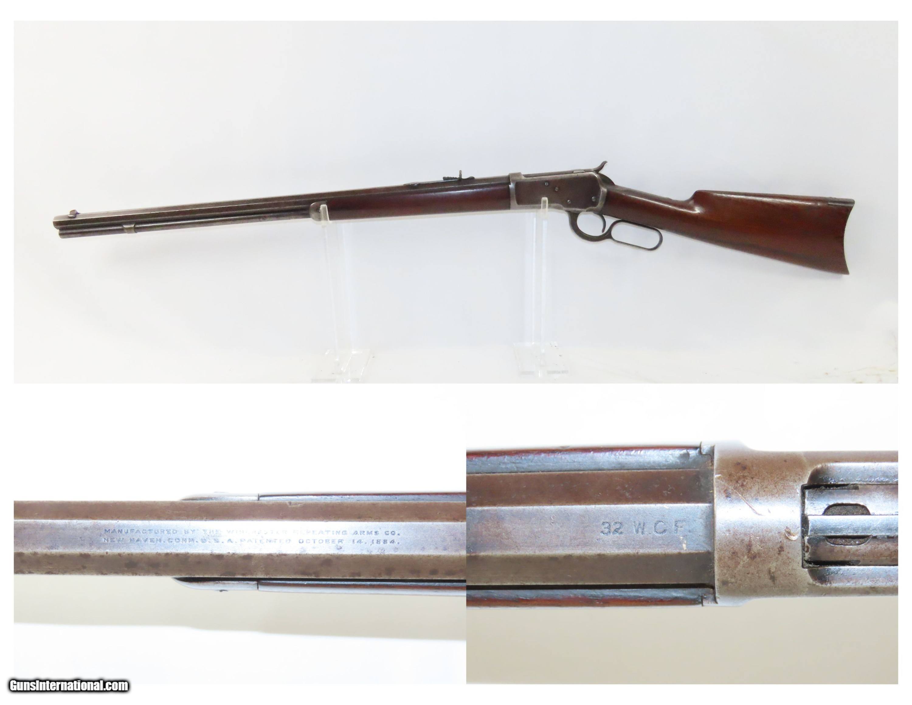 c1905 WINCHESTER Model 1892 Rifle .32-20 WCF Octagonal Barrel BROWNING ...