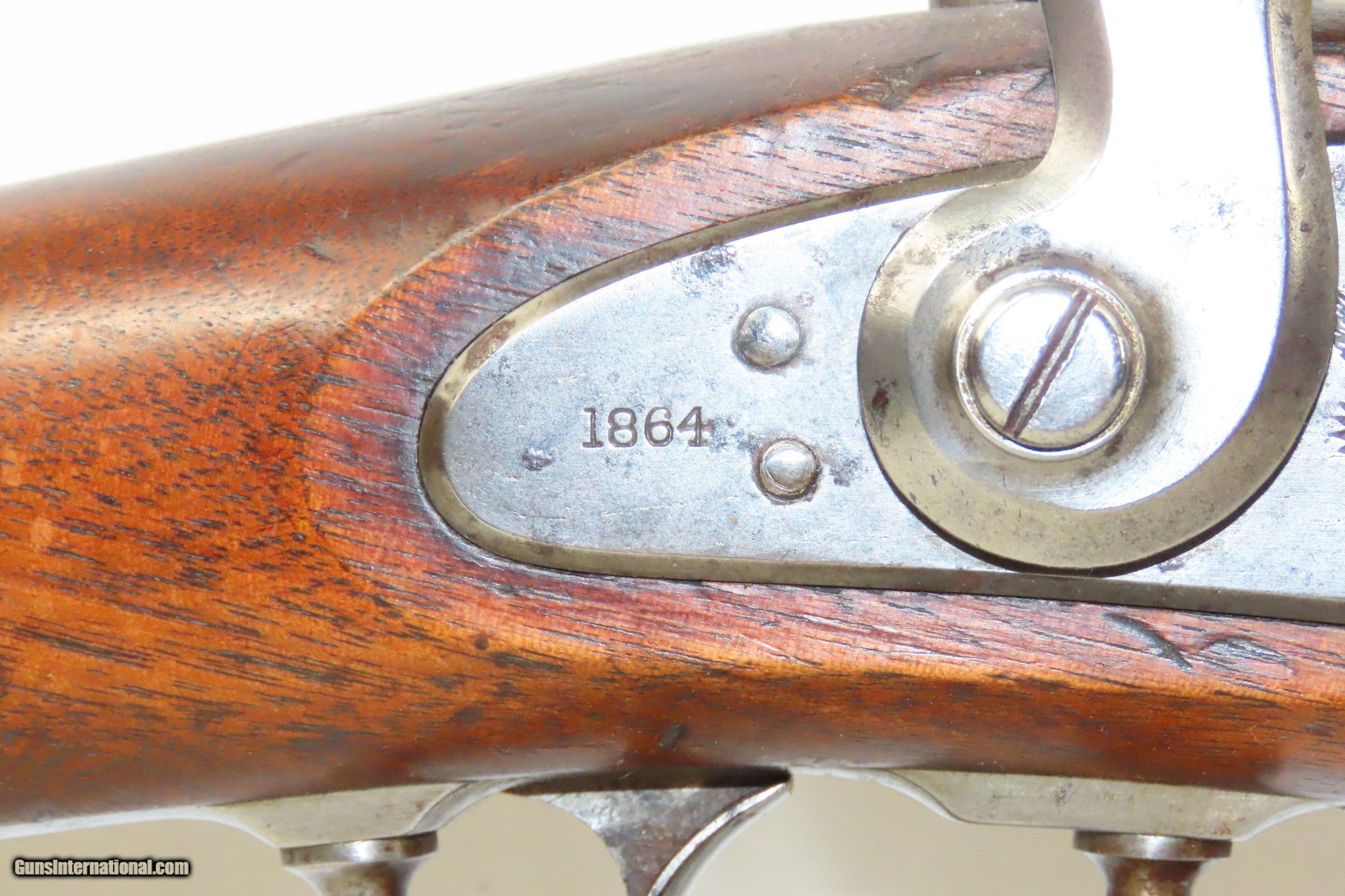 MASSACHUSETTS MILITIA NORRIS & CLEMENT M1861 Rifle-Musket CIVIL WAR ...