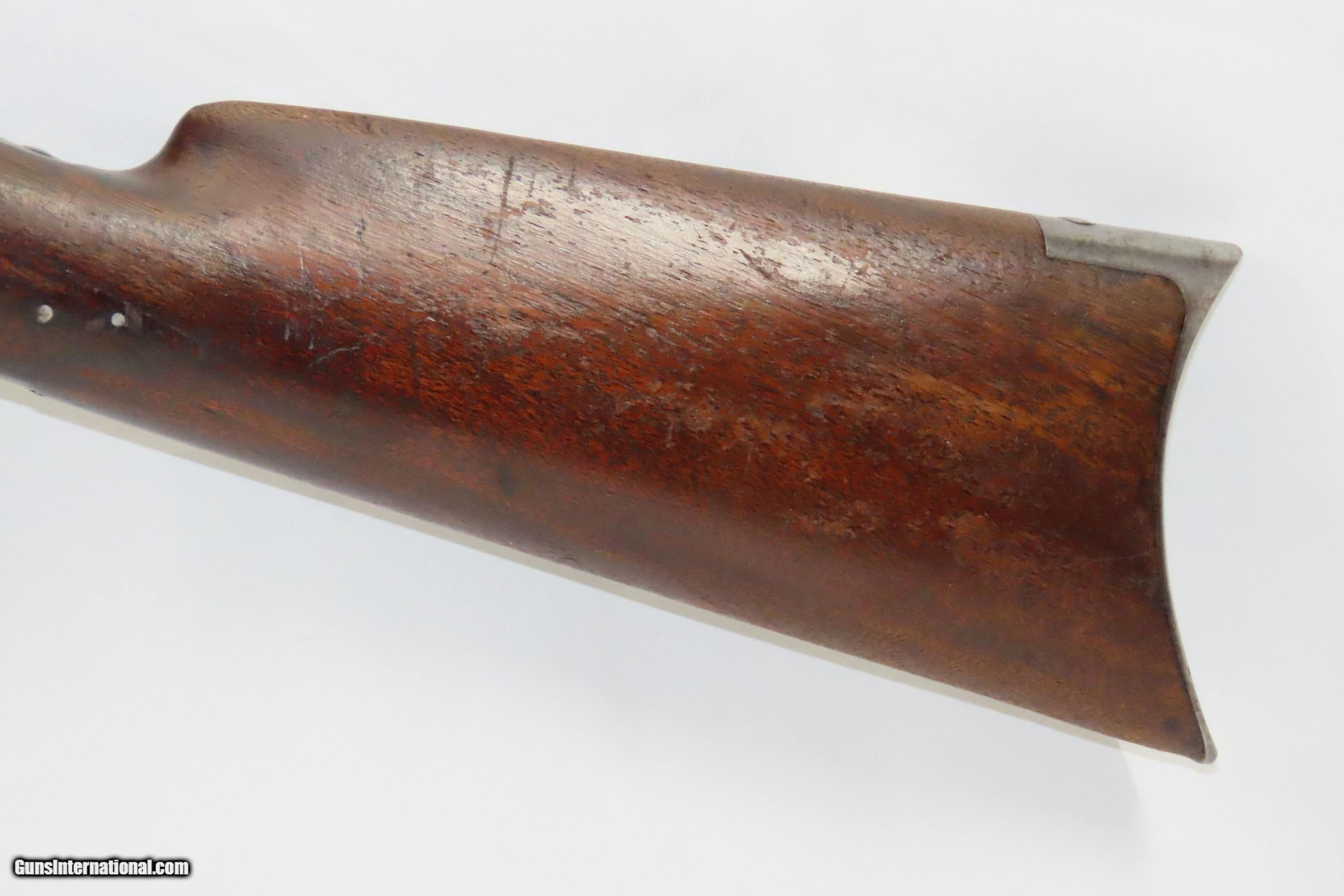 c1901 MARLIN Model 1893 Lever Action Rifle .25-36 Octagonal Barrel C&R ...