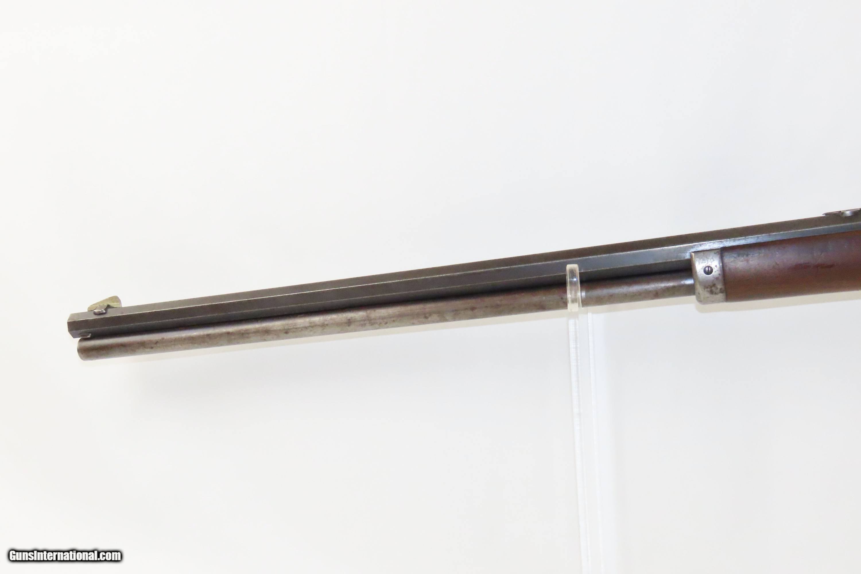 c1901 MARLIN Model 1893 Lever Action Rifle .25-36 Octagonal Barrel C&R ...