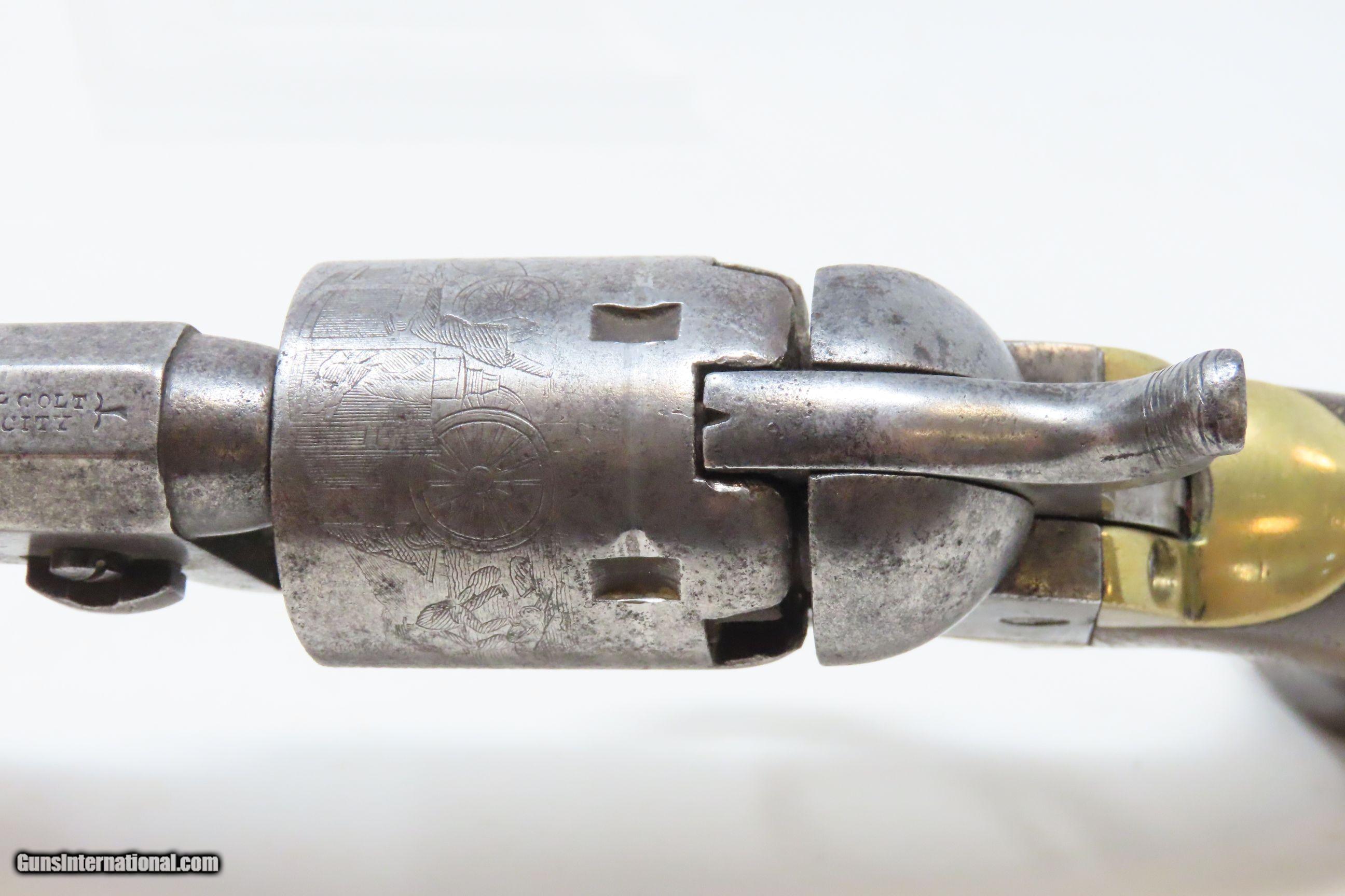 1854 COLT 1849 POCKET .31 Revolver STAGE COACH ROBBERY CIVIL WAR ...