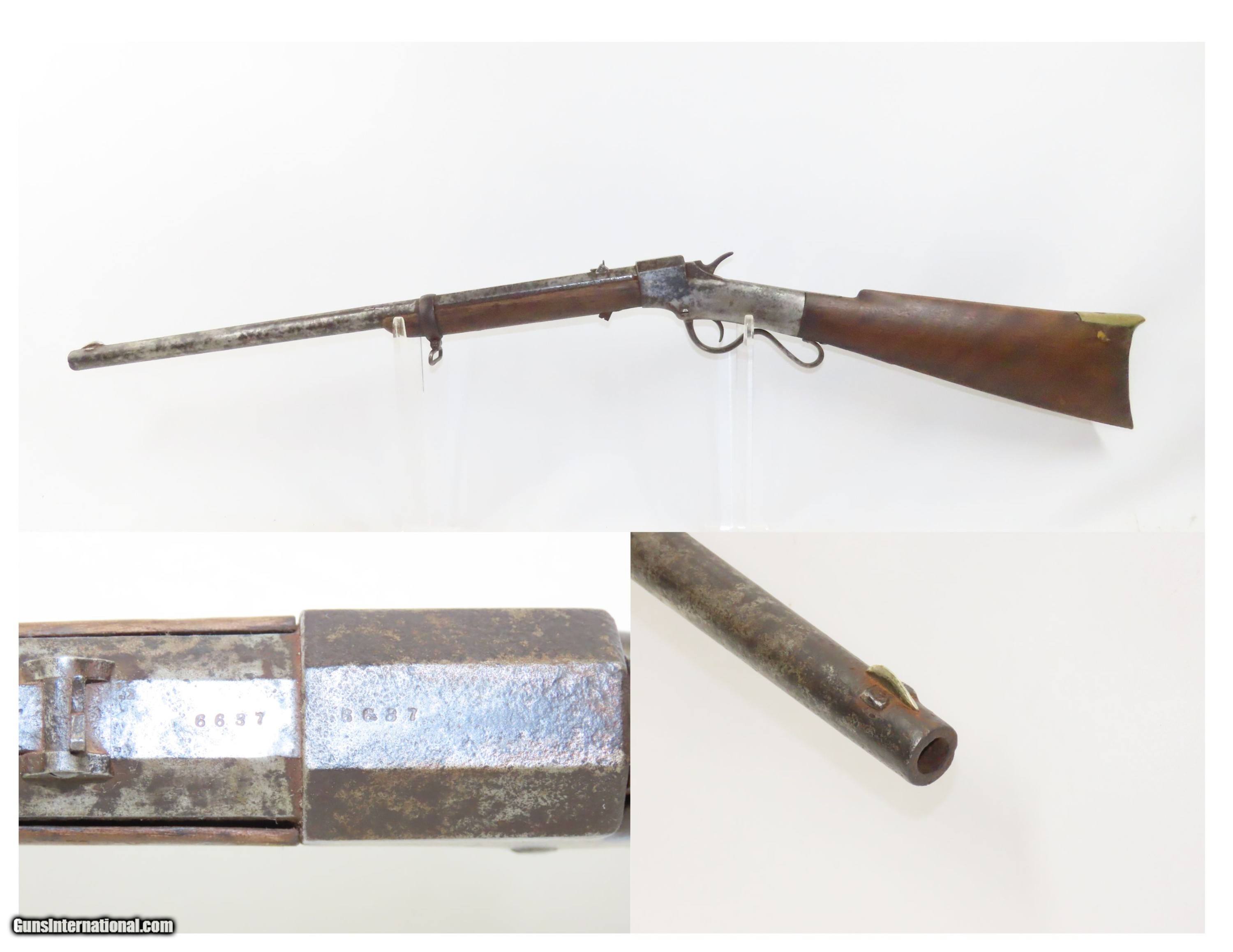 KENTUCKY STATE MILITIA Antique CIVIL WAR BALL & WILLIAMS BALLARD .44 Carbine Scarce Carbine ...