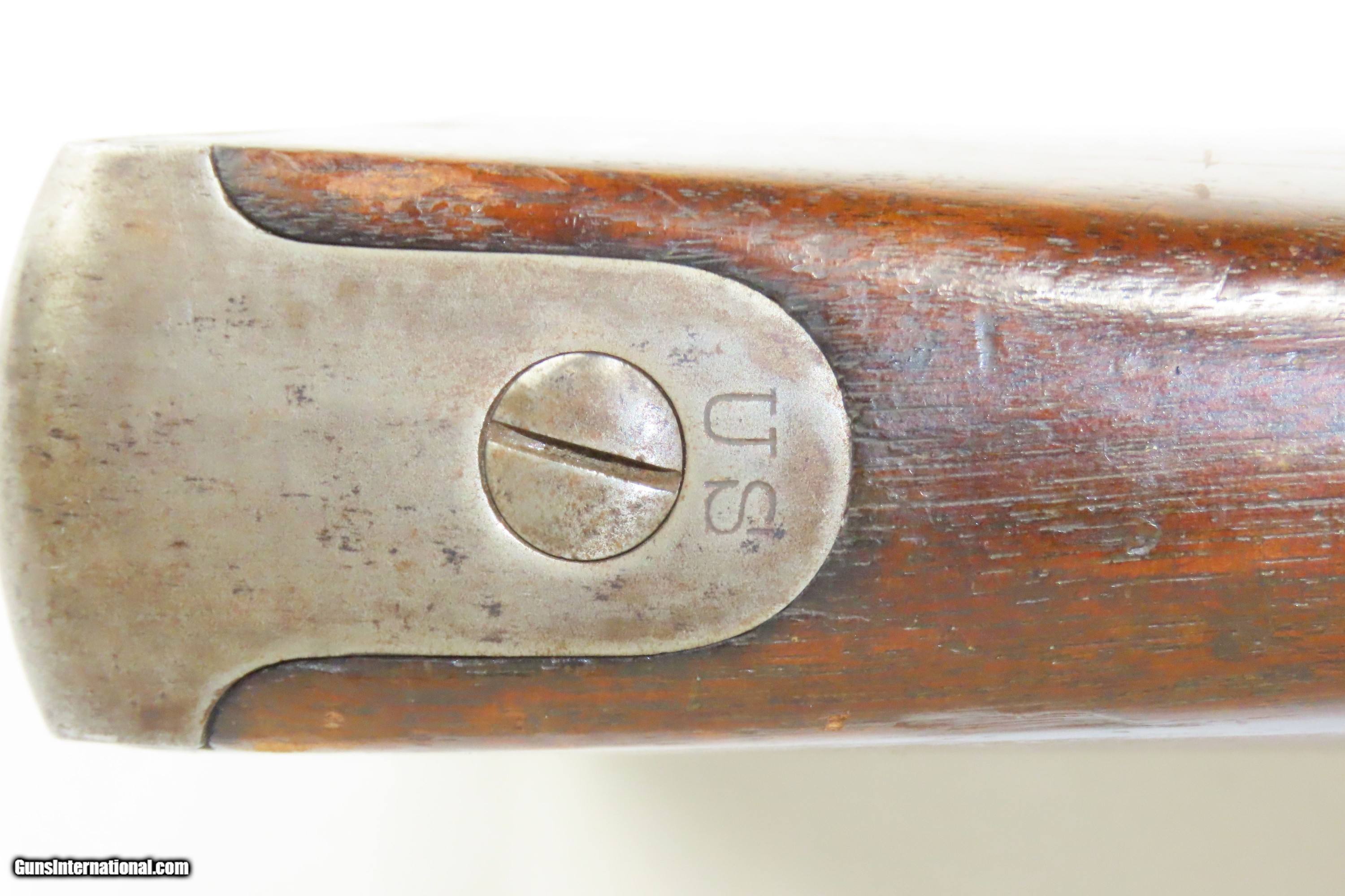 1864 Dated UNION Antique CIVIL WAR Springfield U.S. M1863 .58 RIFLE ...