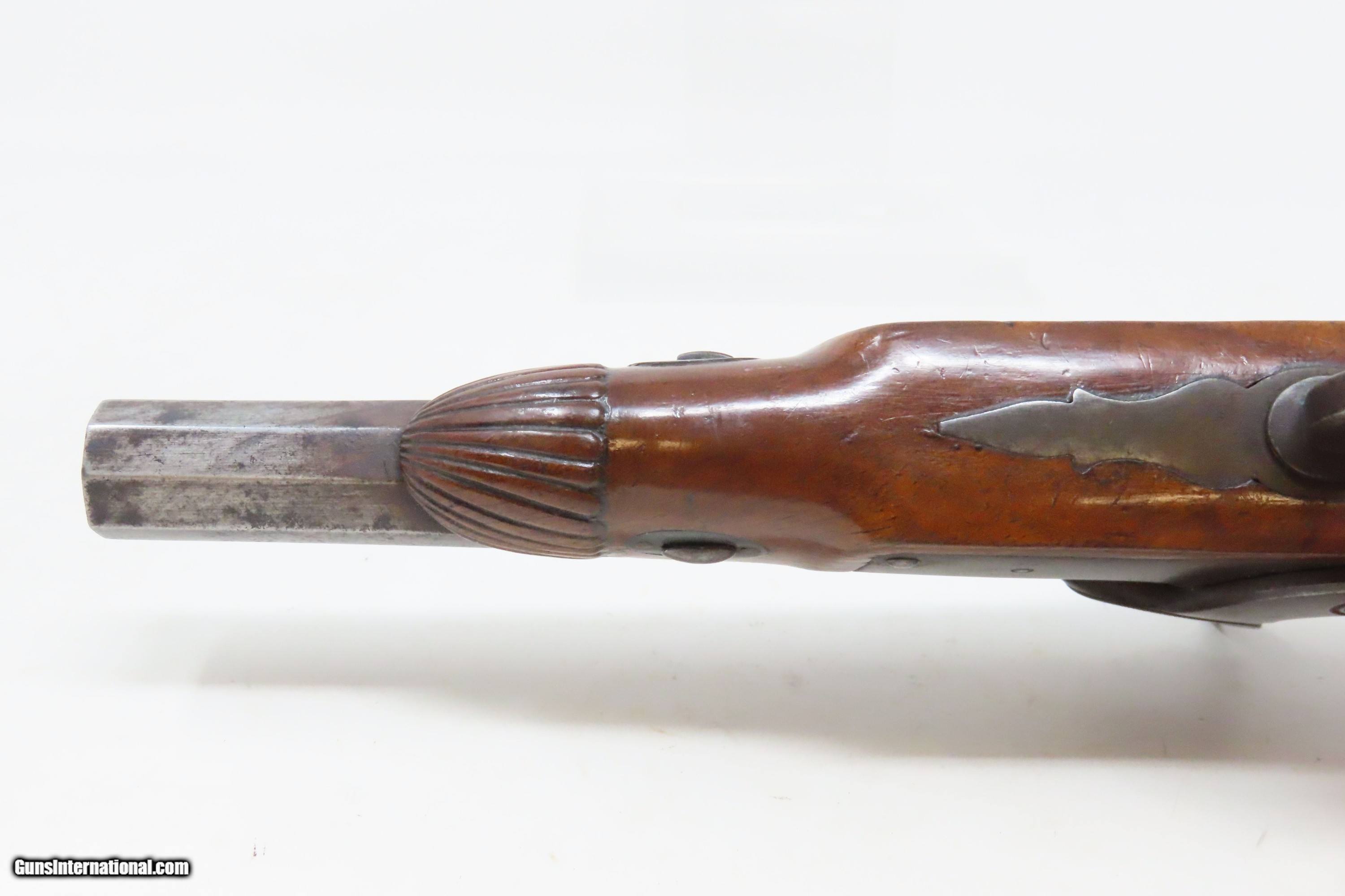 Antique BRACE of Belt Pistols Octagonal Barrels .46 Caliber Matched ...