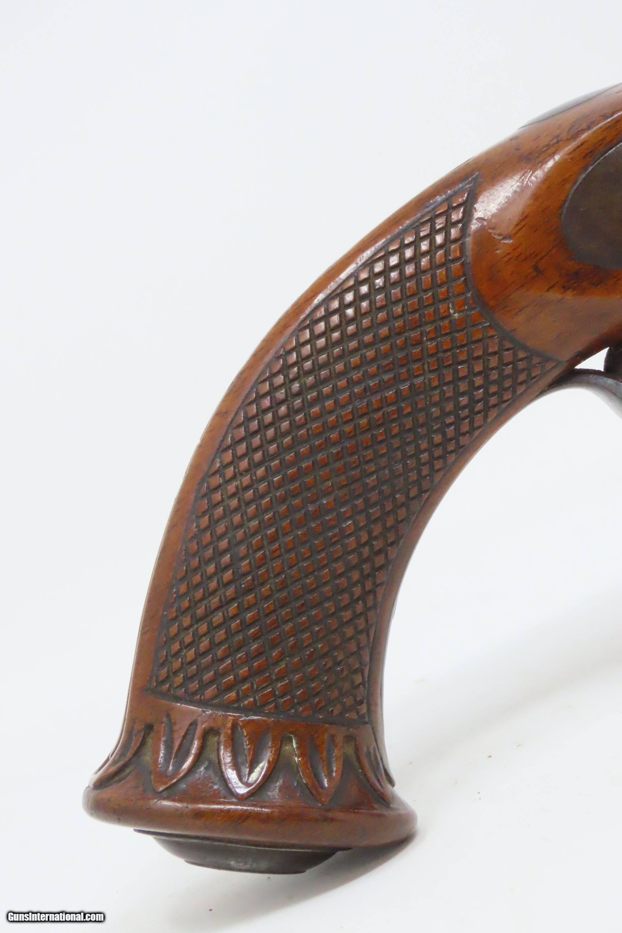 Antique BRACE of Belt Pistols Octagonal Barrels .46 Caliber Matched ...