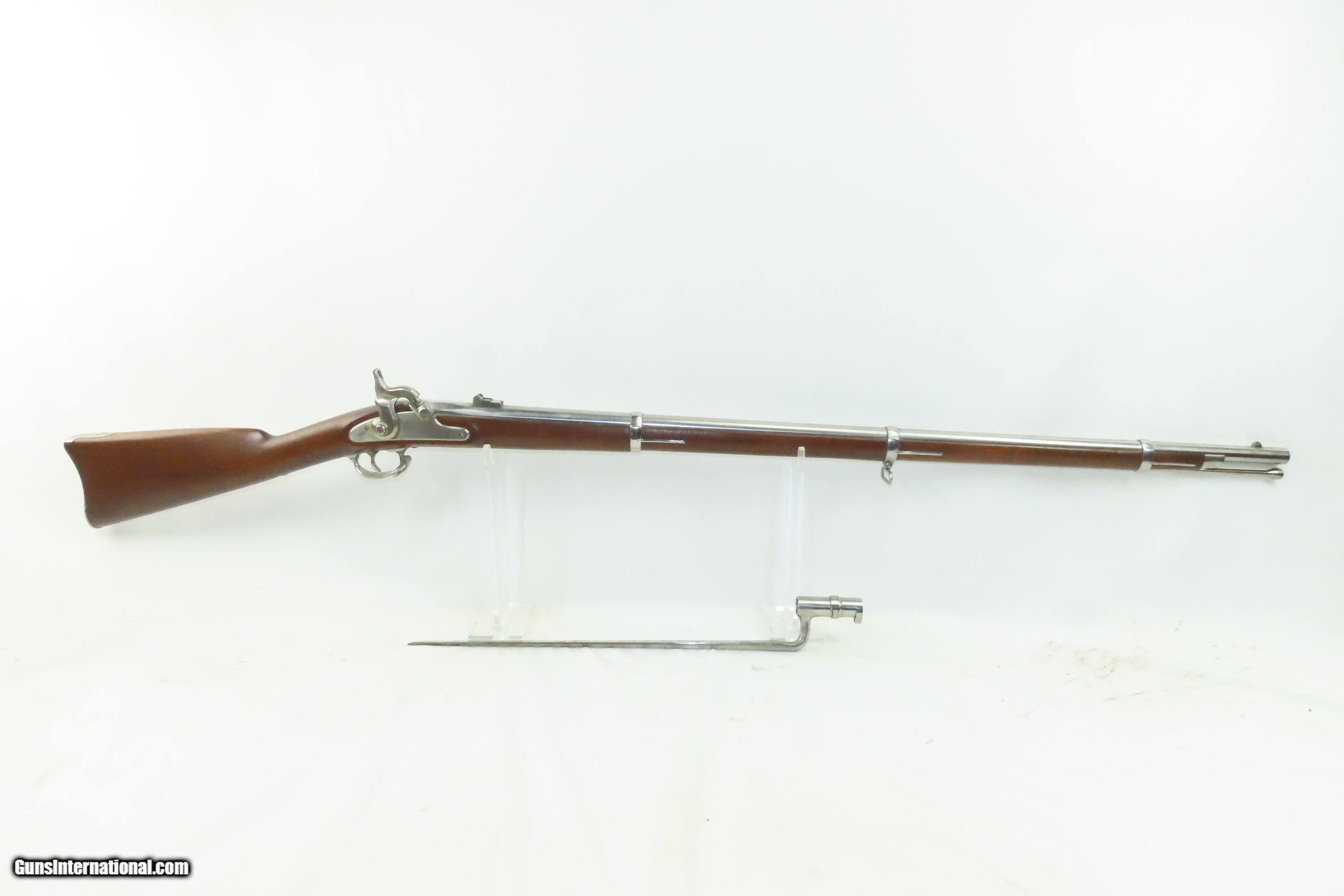 1864 UNION Antique CIVIL WAR Springfield U.S. M1863 Rifle-Musket w ...
