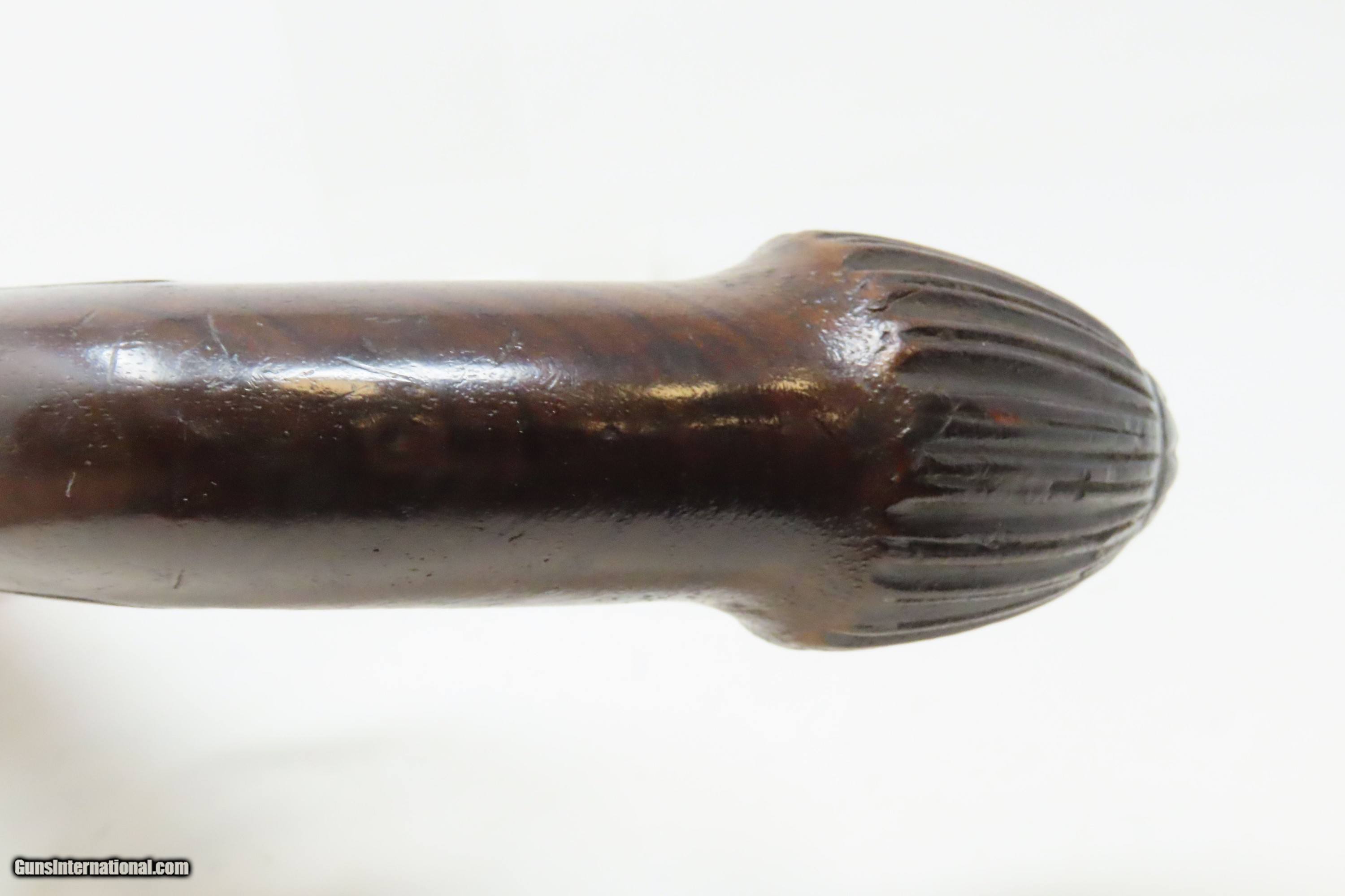 Antique Howdah Type Pistol OVER/UNDER Engraved .60 Caliber 1840s Large ...