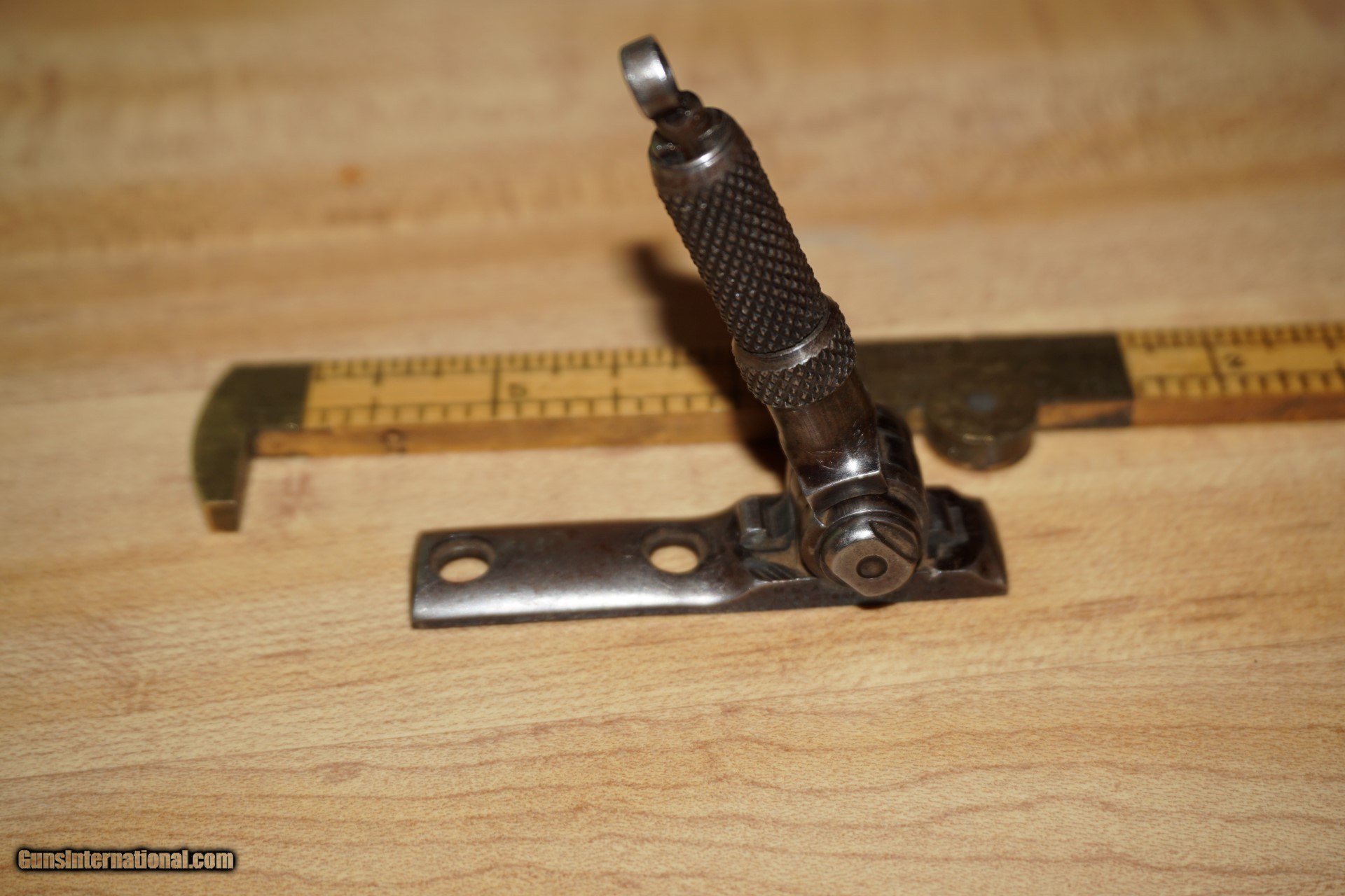 Old M.S.A. Marbles Tang sight for Stevens Ideal 44 Falling block type