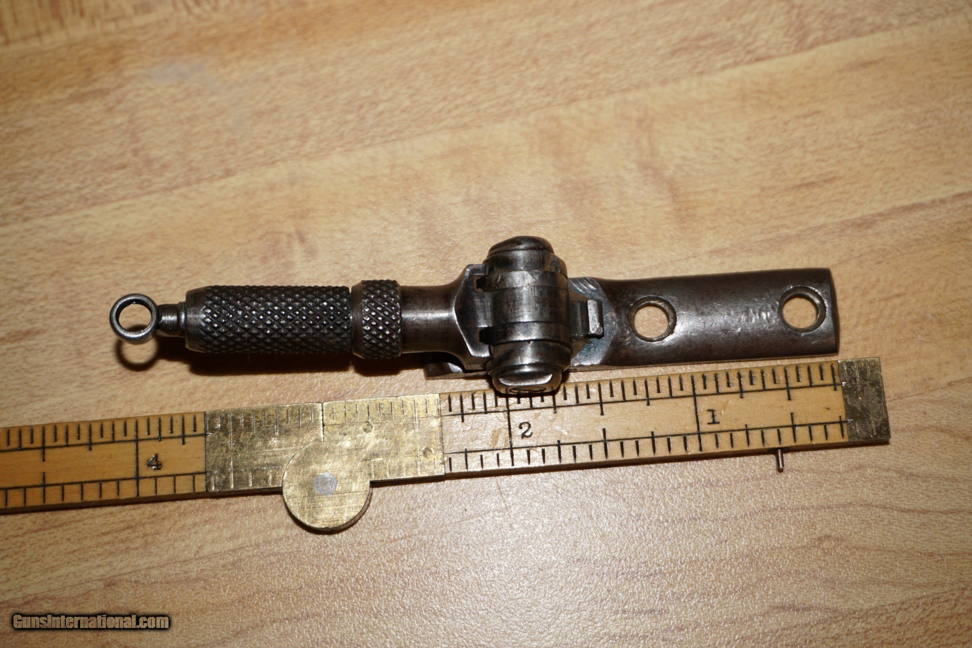 Old M.S.A. Marbles Tang sight for Stevens Ideal 44 Falling block type