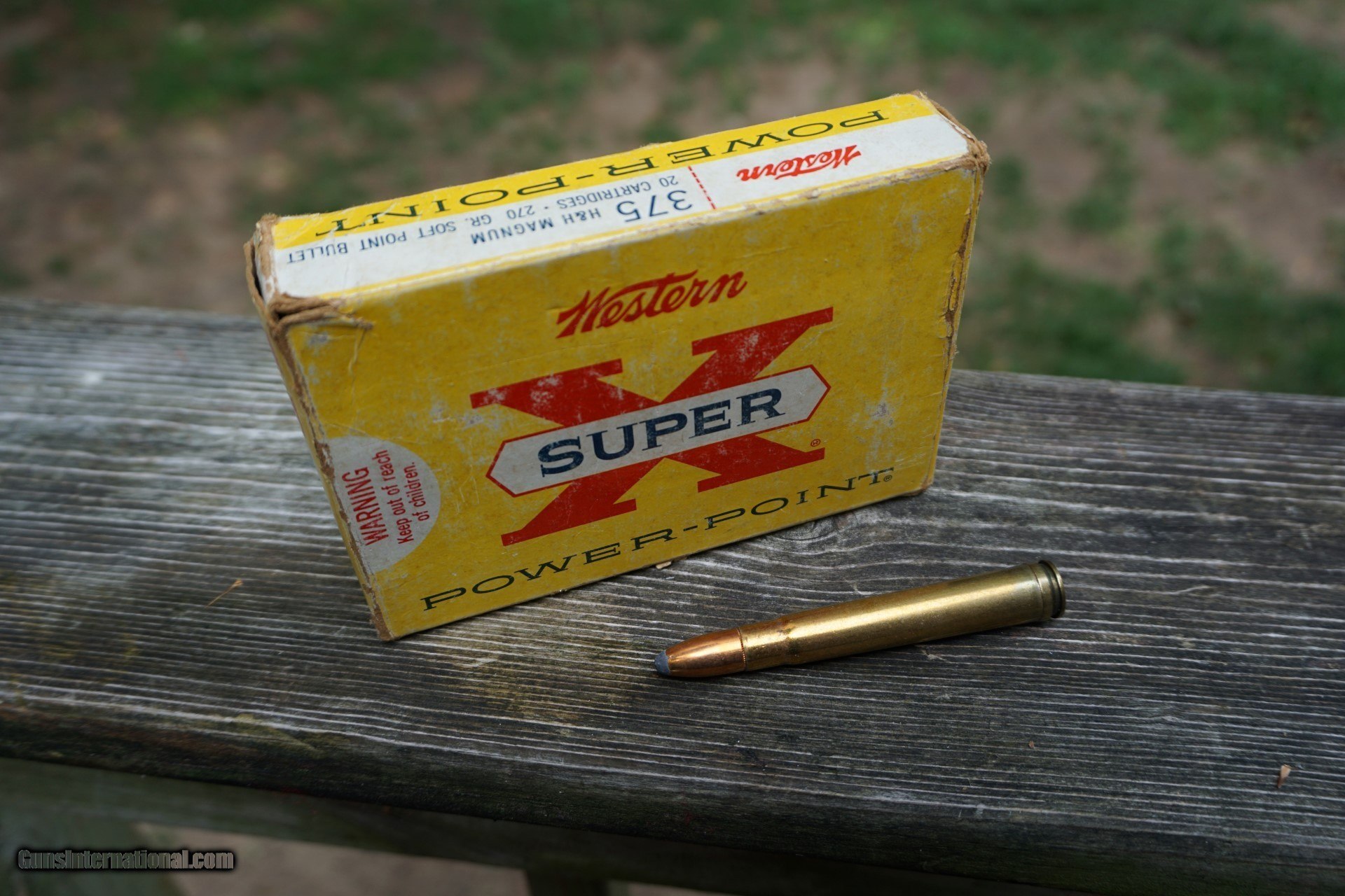 Western Super X Vintage 375 H&H Magnum Ammo Factory 1 box