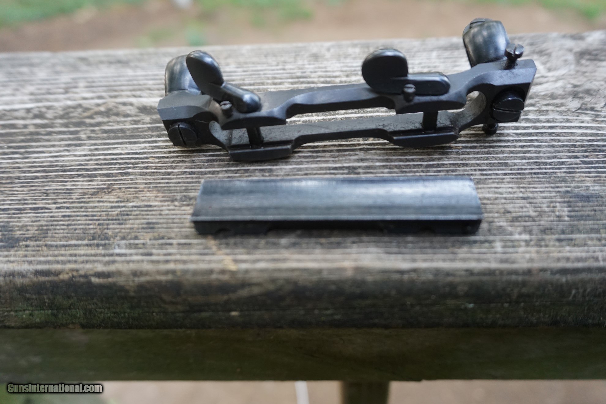 G&H Style Vintage Quick Release Scope Mount Rings and Base 7/8" rings