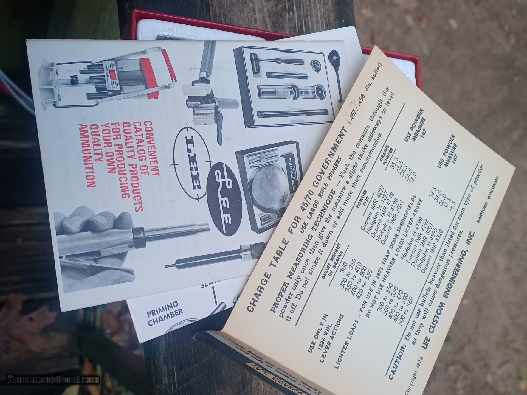 Vintage Lee Hand Loader 45-70 Complete