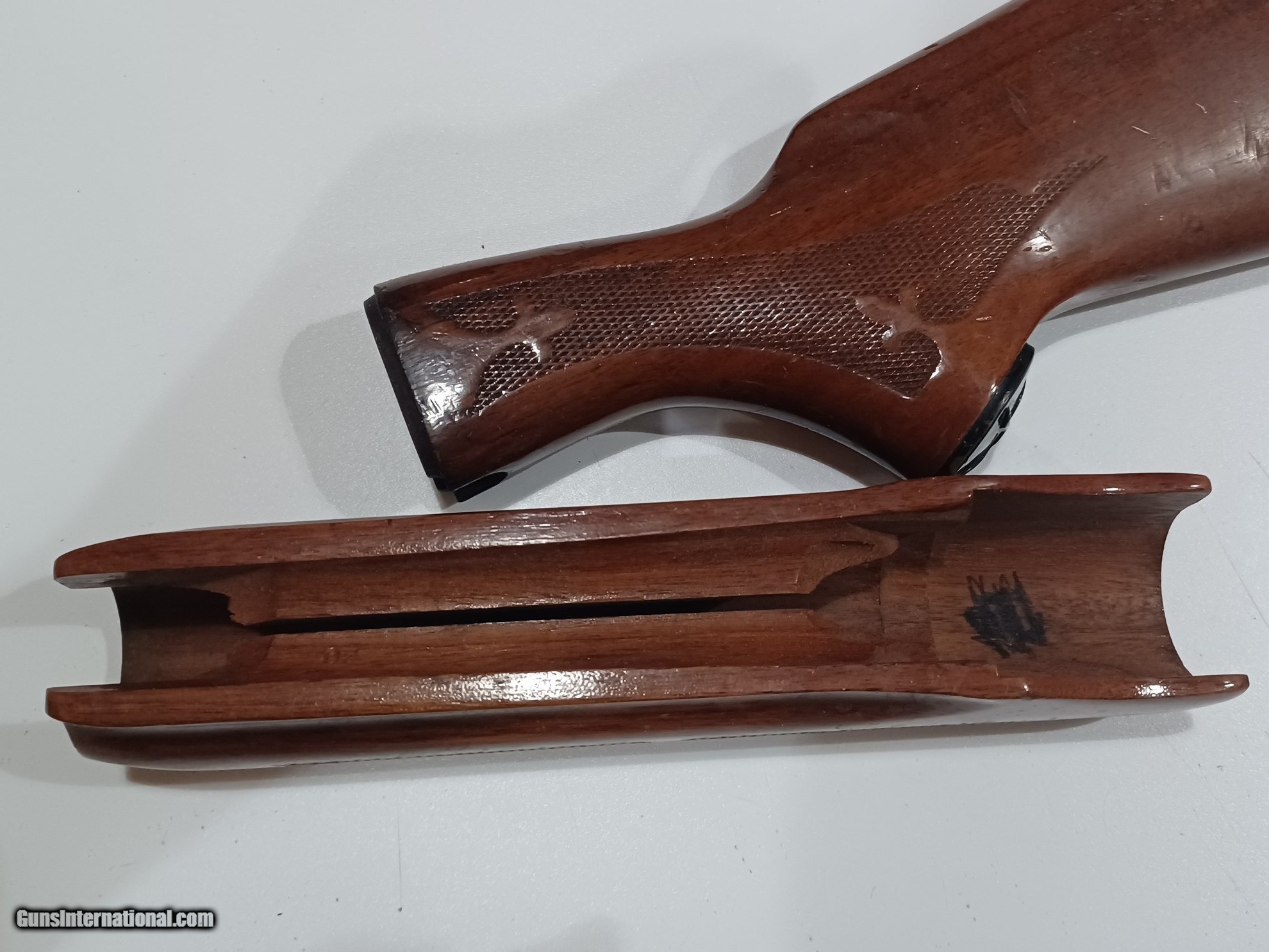 Vintage Remington 870 Wingmaster 12 ga Walnut Stock Set Buttstock and ...