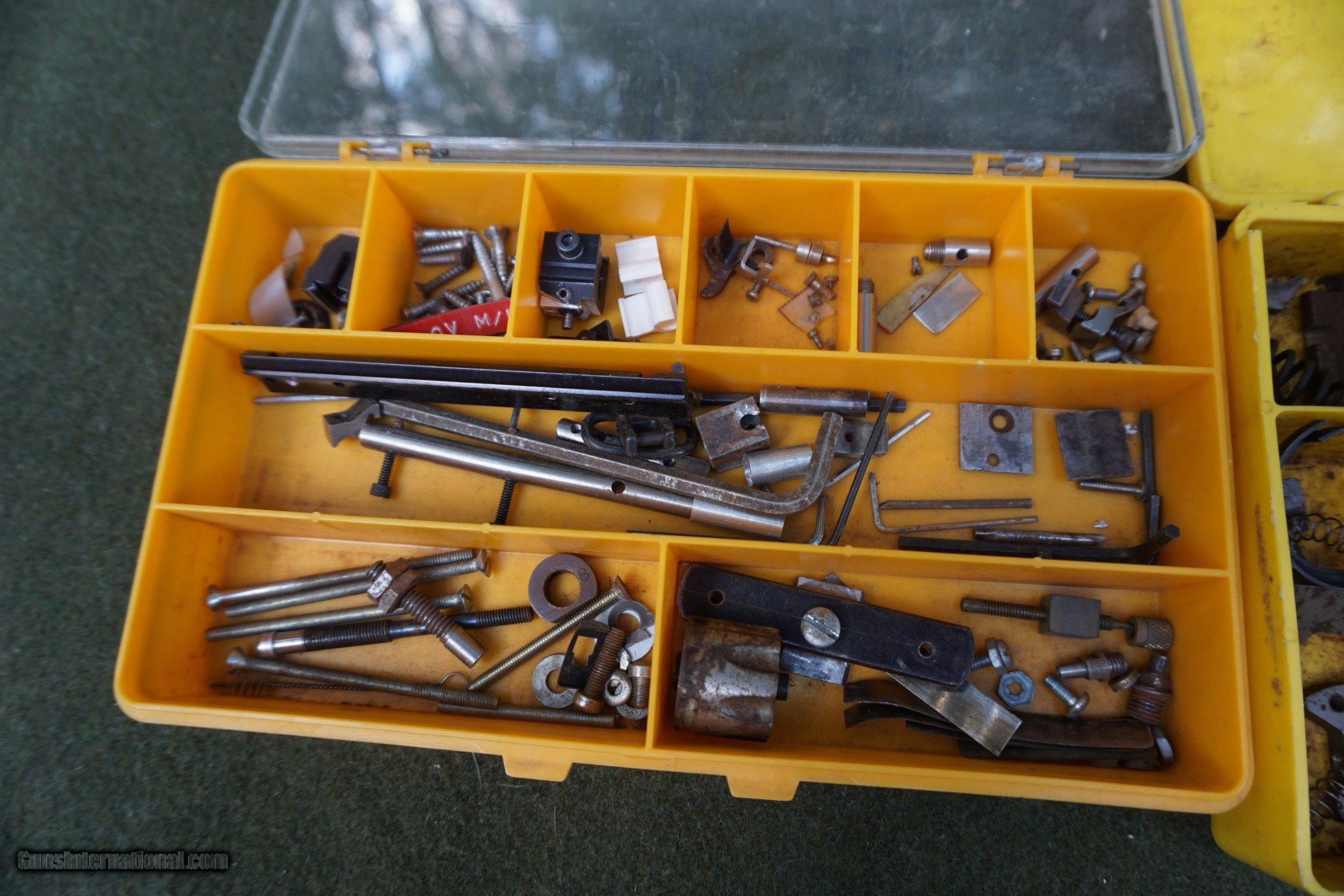 Vintage Gun Parts 2 Boxes Screws Springs Parts