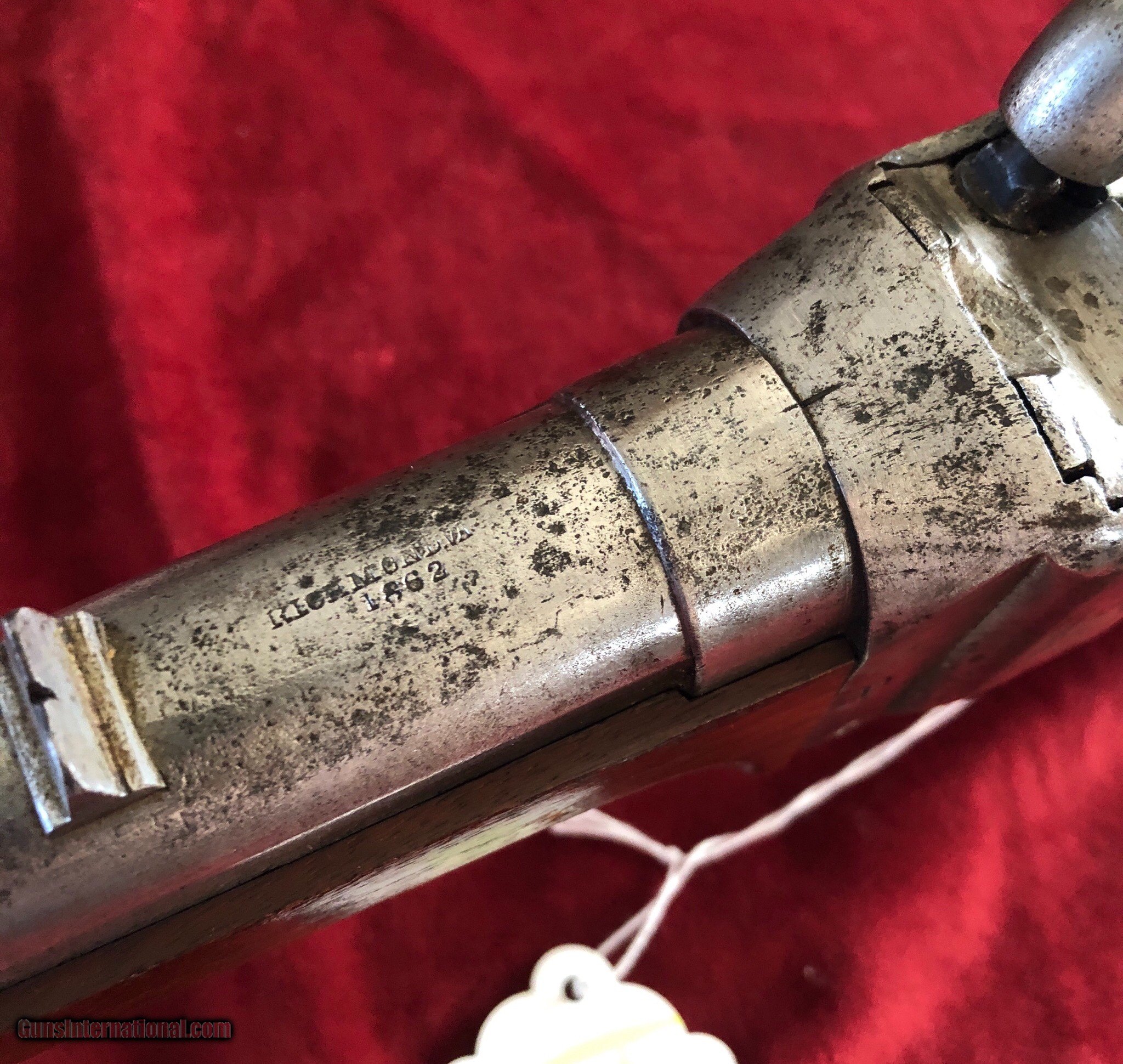 Scarce Early 3 Digit Civil War Type 1 Confederate Robinson Carbine ...