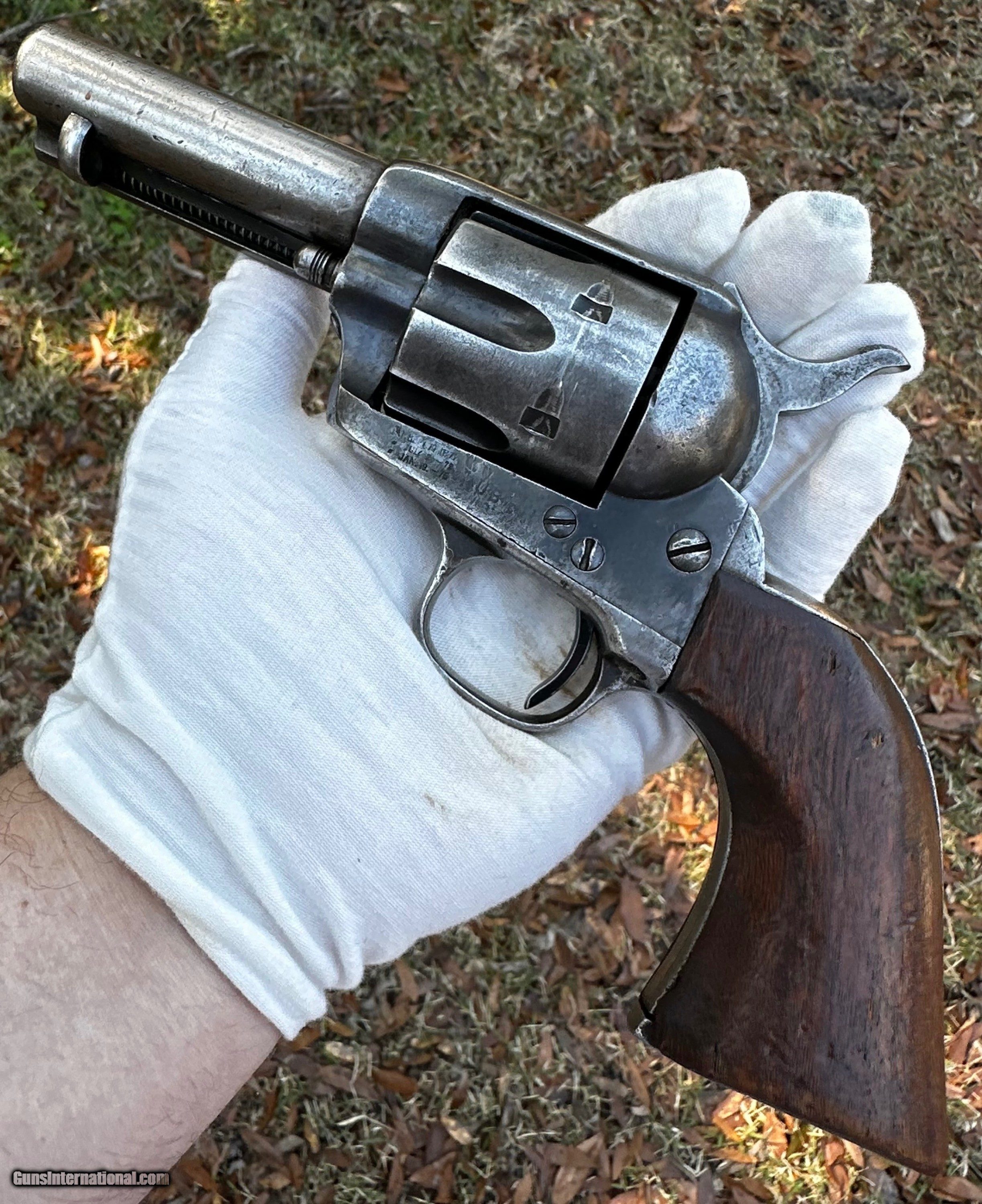 1st Generation Colt Single Action Artillery Revolver Cut to Sheriffs ...