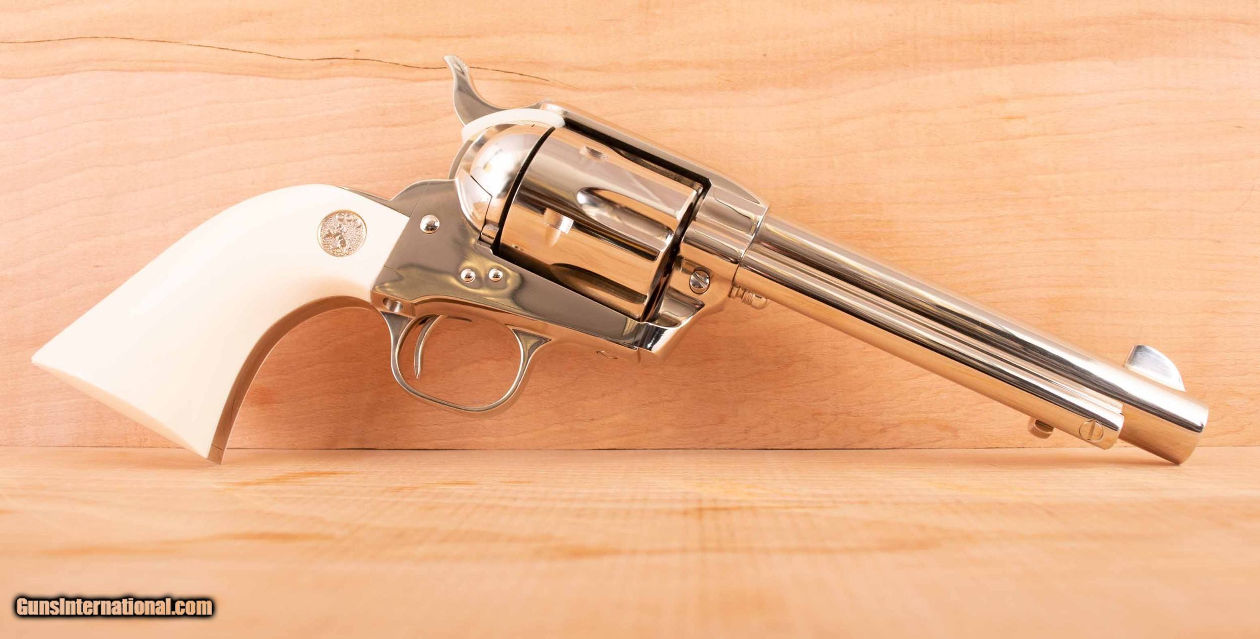 Colt Single Action Army .45 Colt – 3rd GEN, IVORY GRIPS, NEW IN BOX ...