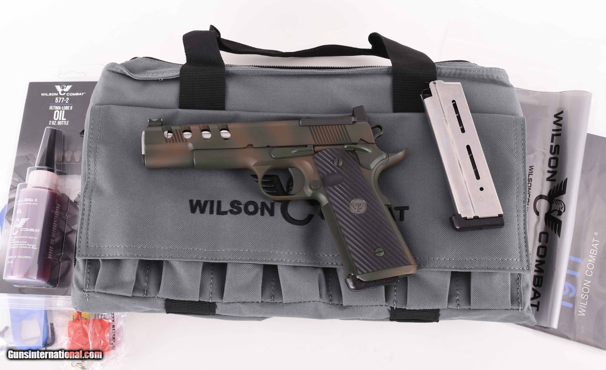 Wilson Combat 10mm – CQB ELITE, OPTIC READY, PORT SLIDE, FOREST CAMO ...