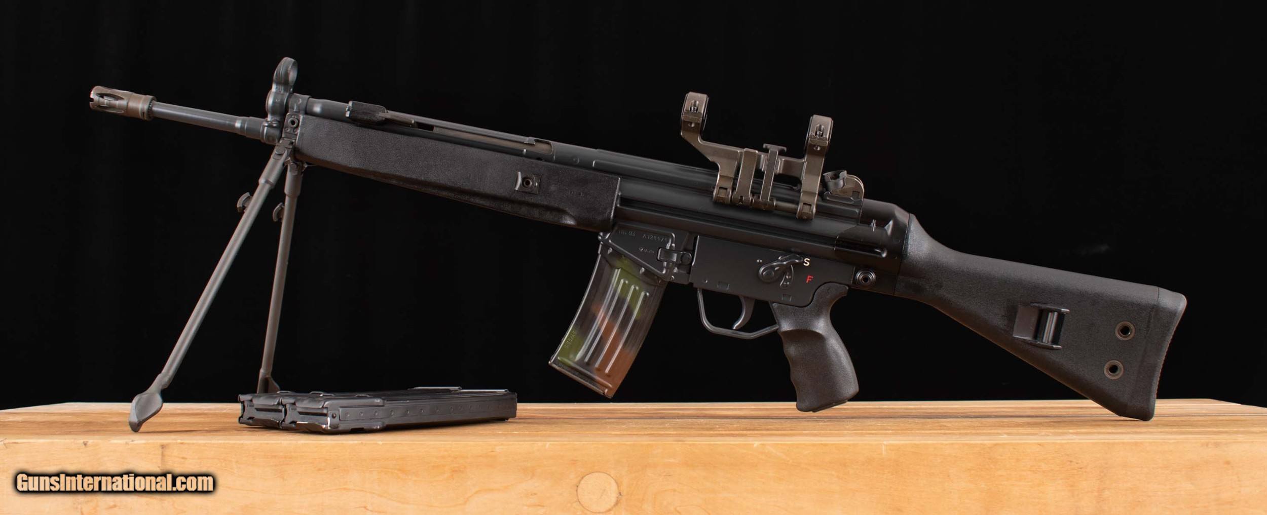 Heckler & Koch, HK93, PRE-BAN 1980 IMPORT, WITH STANAG MOUNT, vintage ...