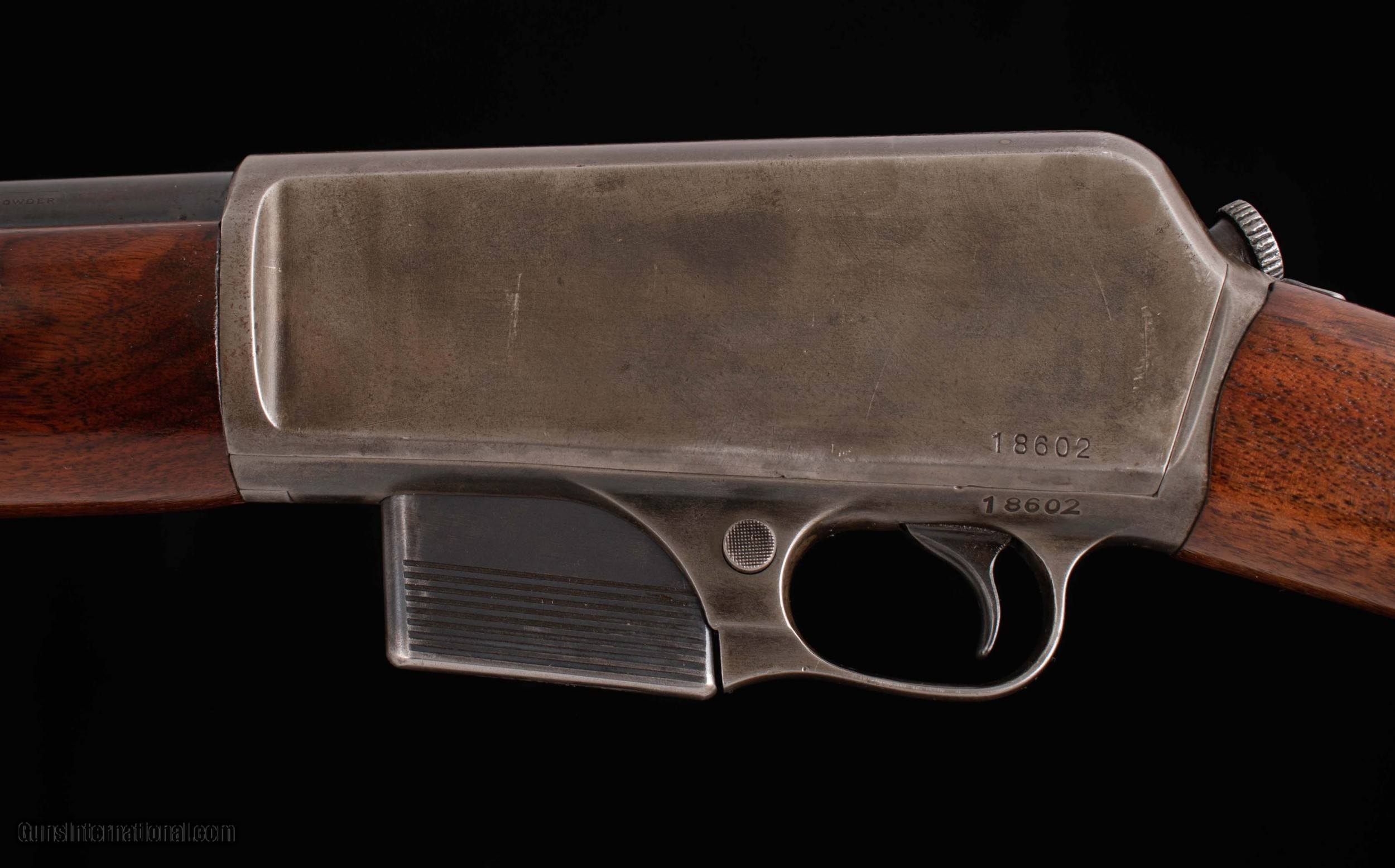Winchester Model 1907.S.L.- .351WIN, 1909 MANUFACTURE, EXCELLENT WOOD ...