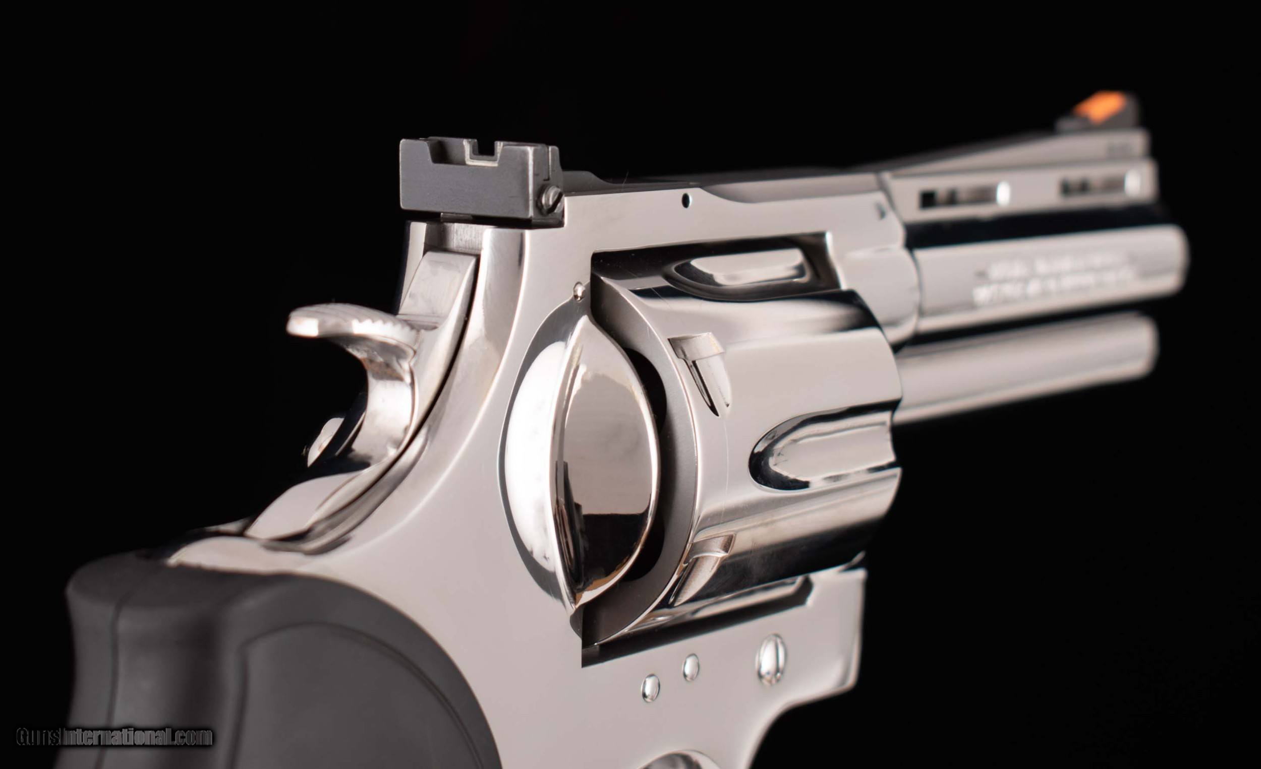 Colt Anaconda, AS NEW, ULTIMATE BRIGHT STAINLESS STEEL, PERFECT BORE ...