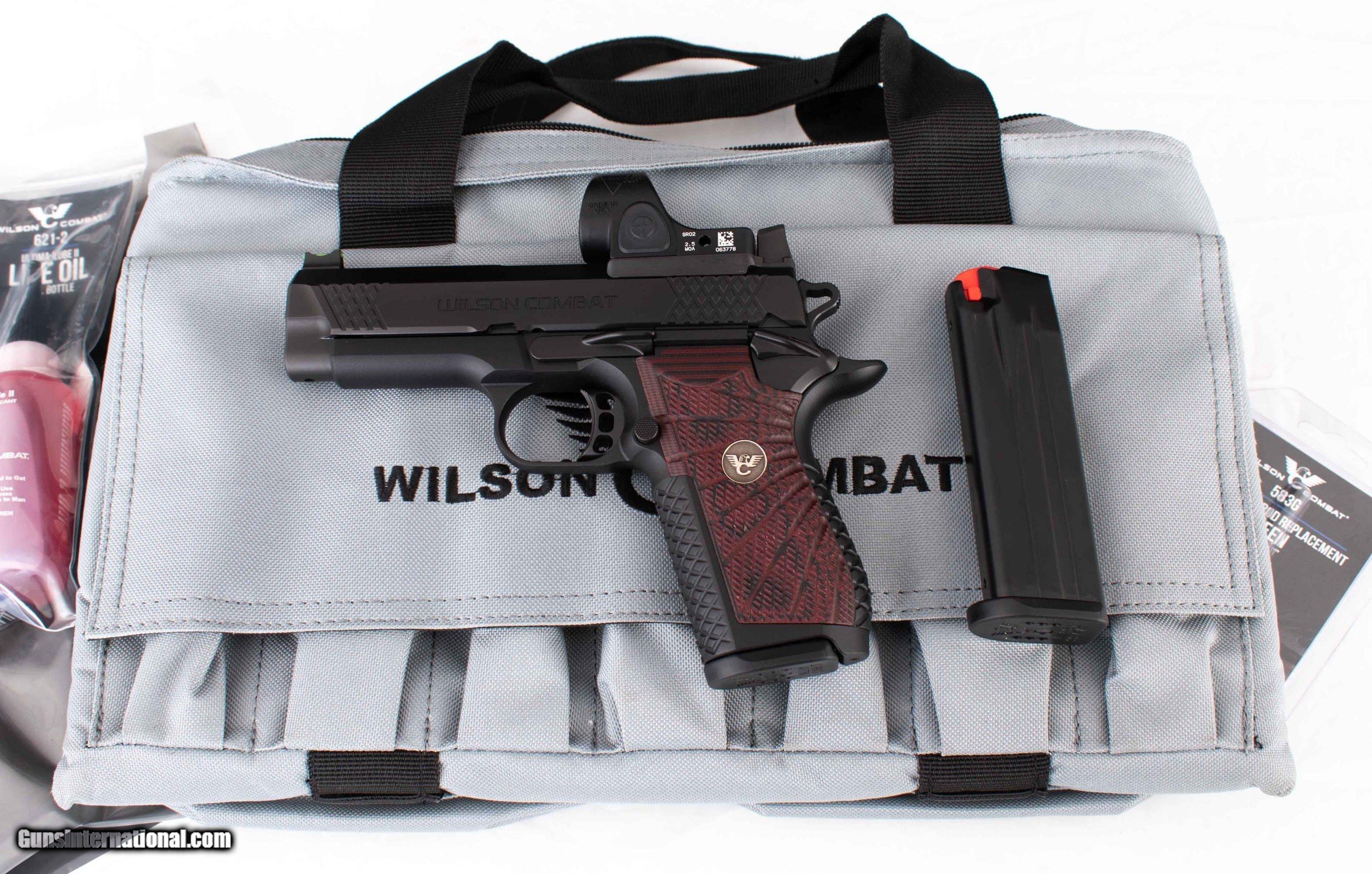 Wilson Combat 9mm – EDC X9, VFI SERIES, 15-RD, 4”, SRO, CHERRY GRIPS ...
