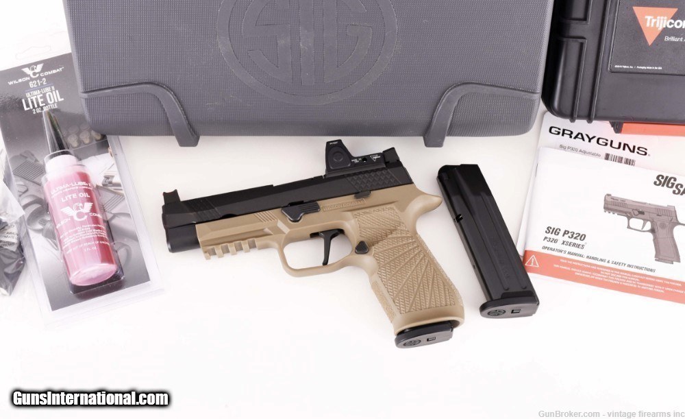 Wilson Combat 9mm - SIG P320 FULL-SIZE, TRIJICON RMR, ACTION TUNE ...