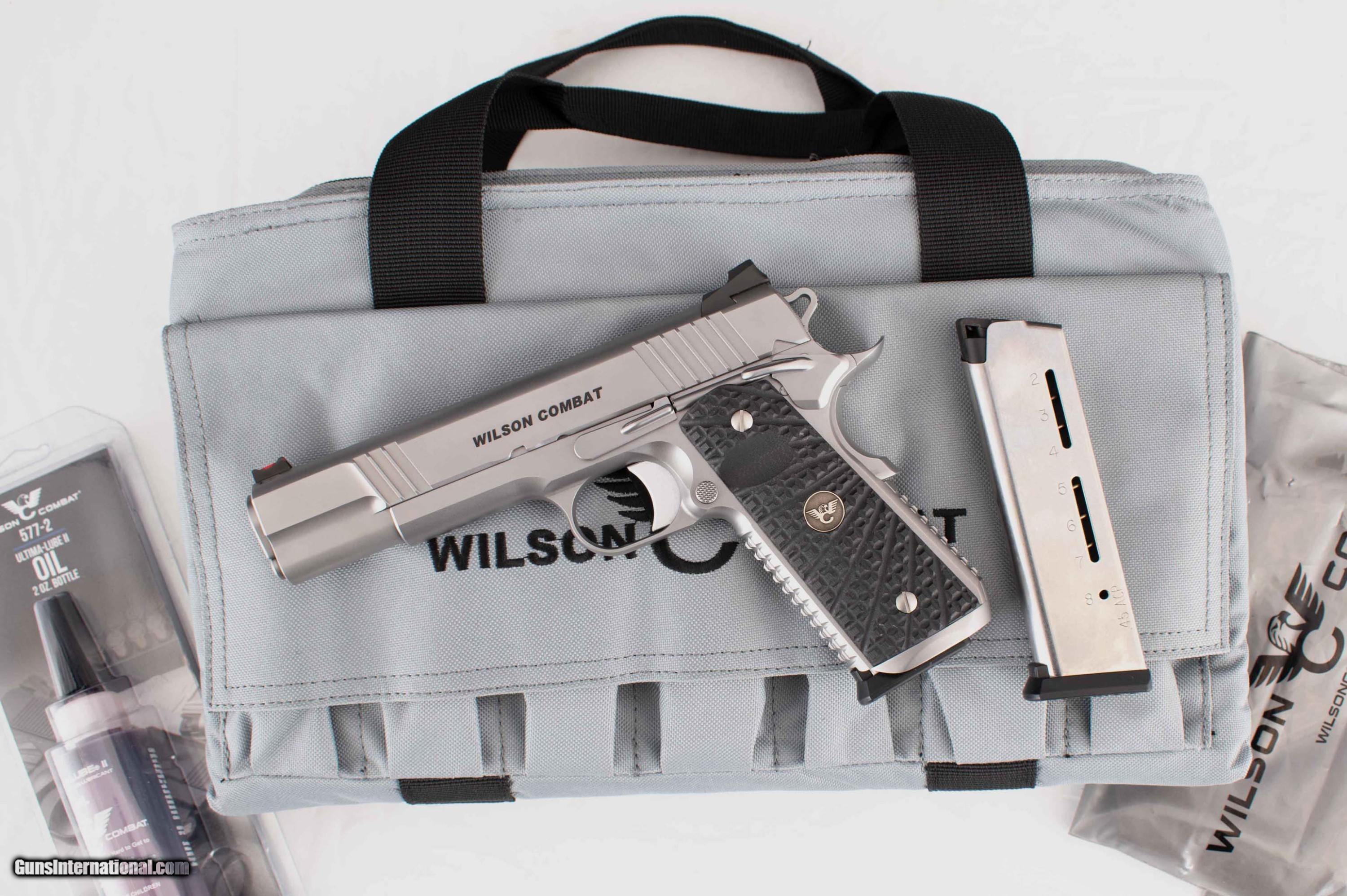 Wilson Combat .45ACP – EXPERIOR, STAINLESS STEEL, MAGWELL, 5” BARREL ...