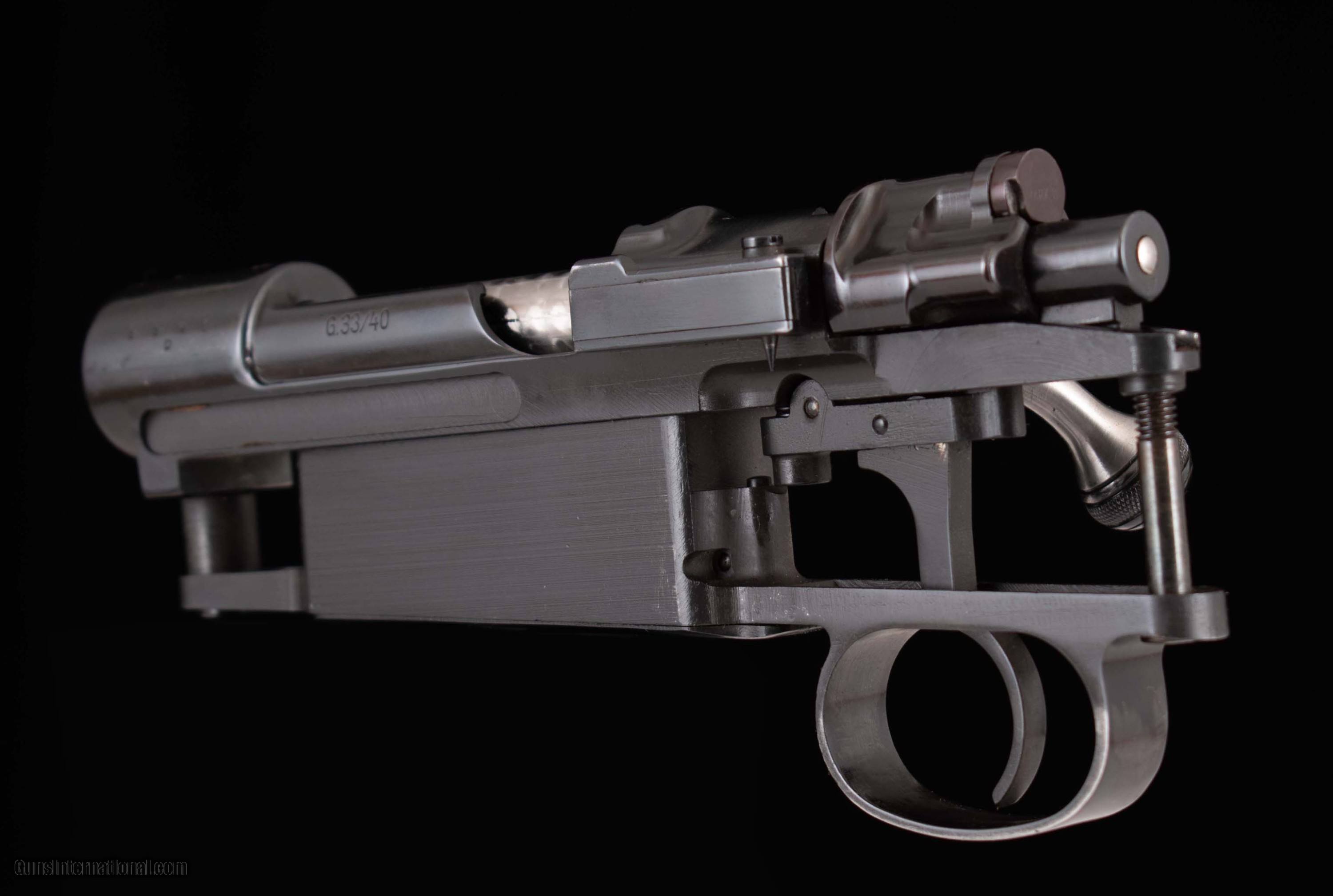 Mauser 33/40 Action - LIGHTWEIGHT, JEWELED BOLT, vintage firearms inc
