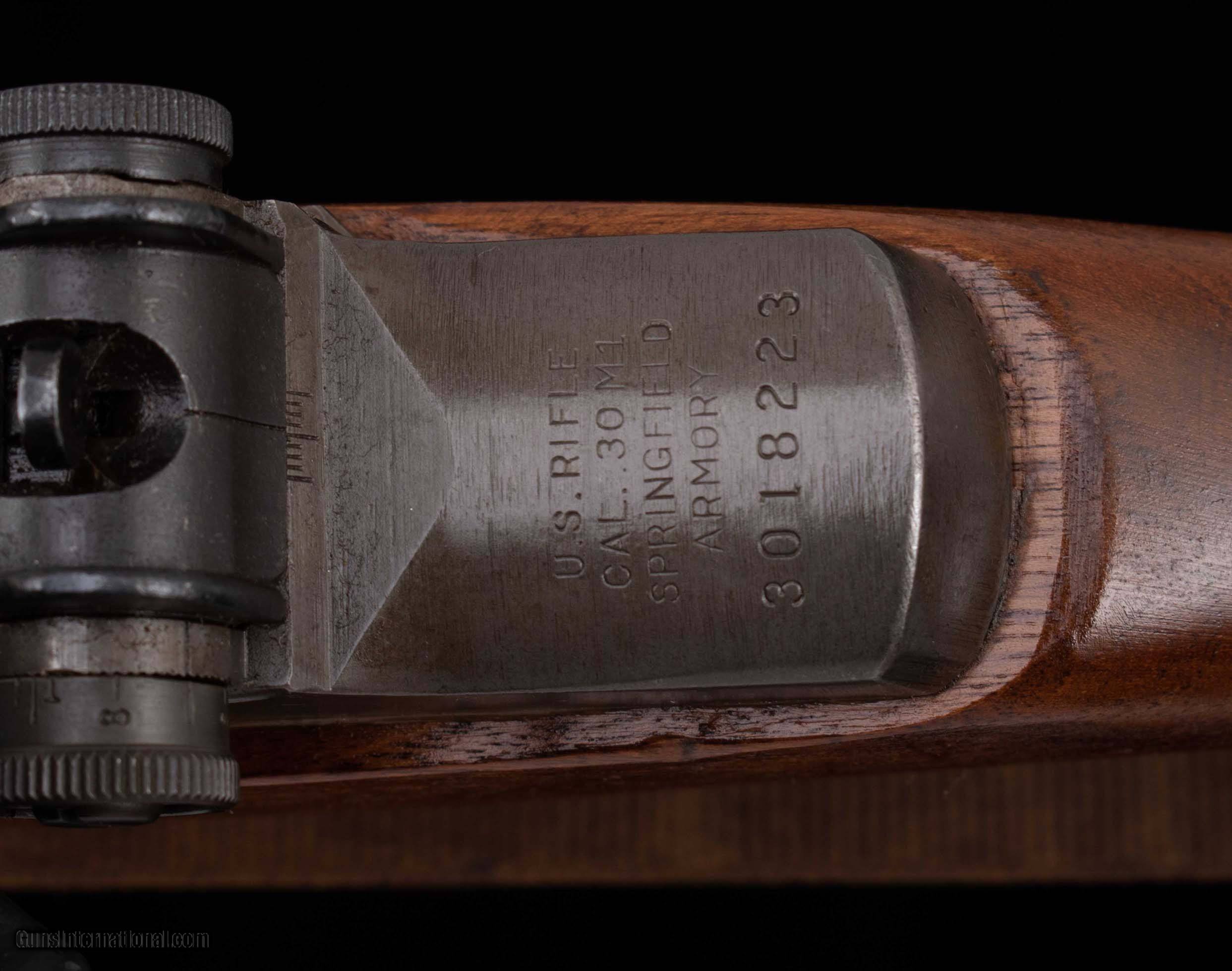 Springfield M1D Garand - .308, 1944, M84 TELESCOPE, vintage firearms inc