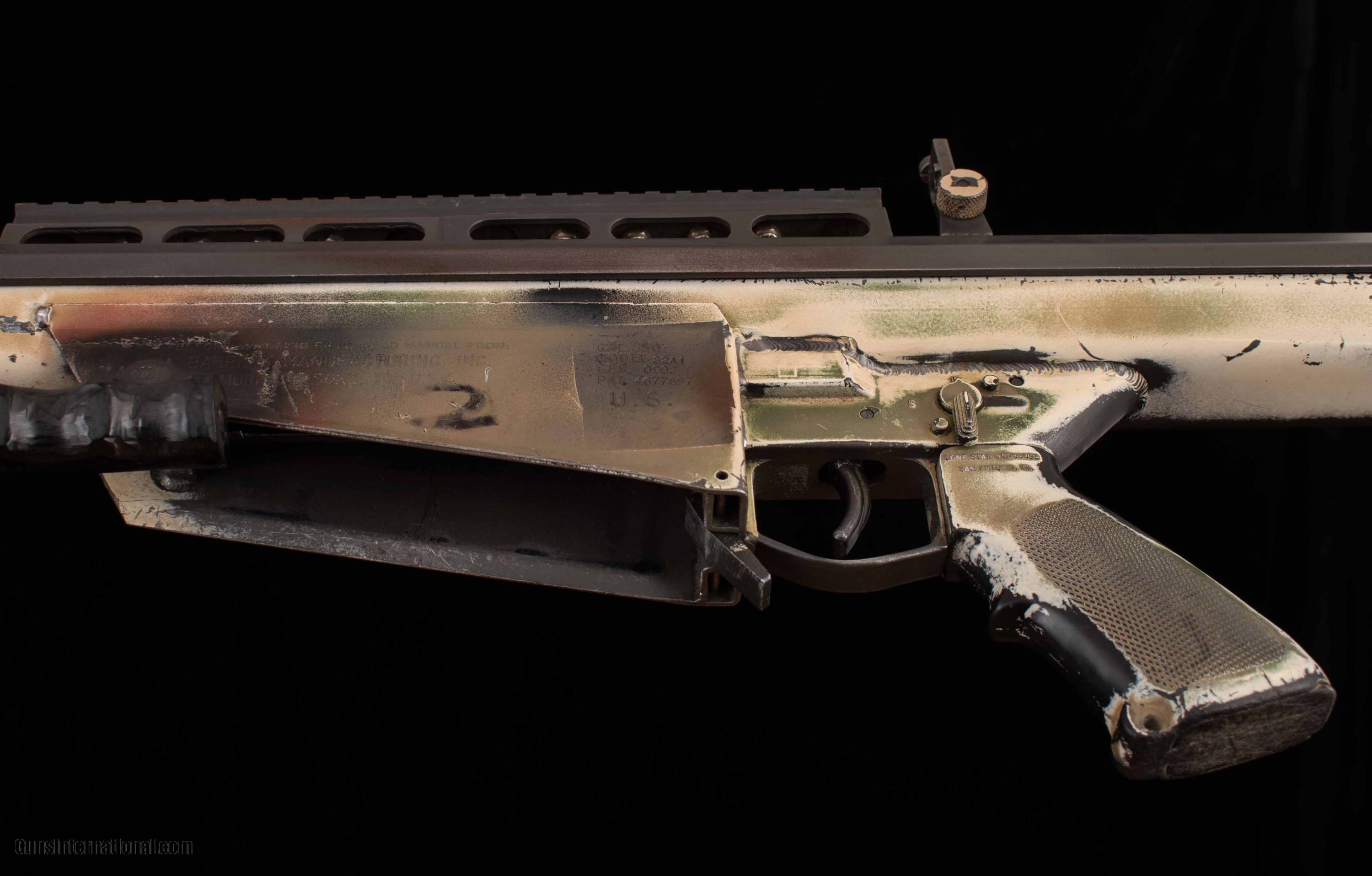 Barrett M82A1 .50 BMG - DESERT STORM USMC RIFLE sn902, vintage firearms inc