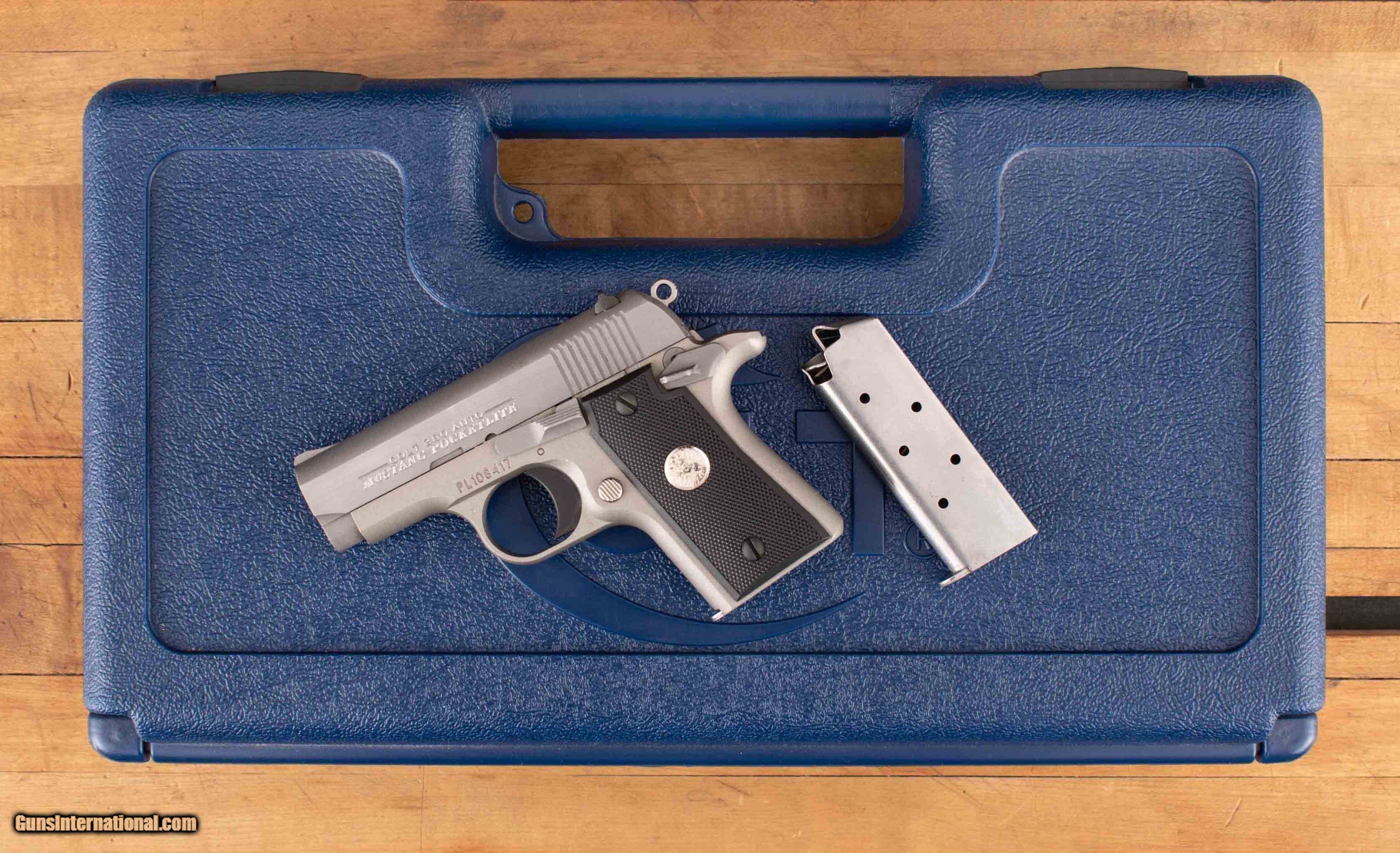 Colt Mustang .380 - POCKETLITE, STAINLESS, AS NEW, BOX, vintage ...