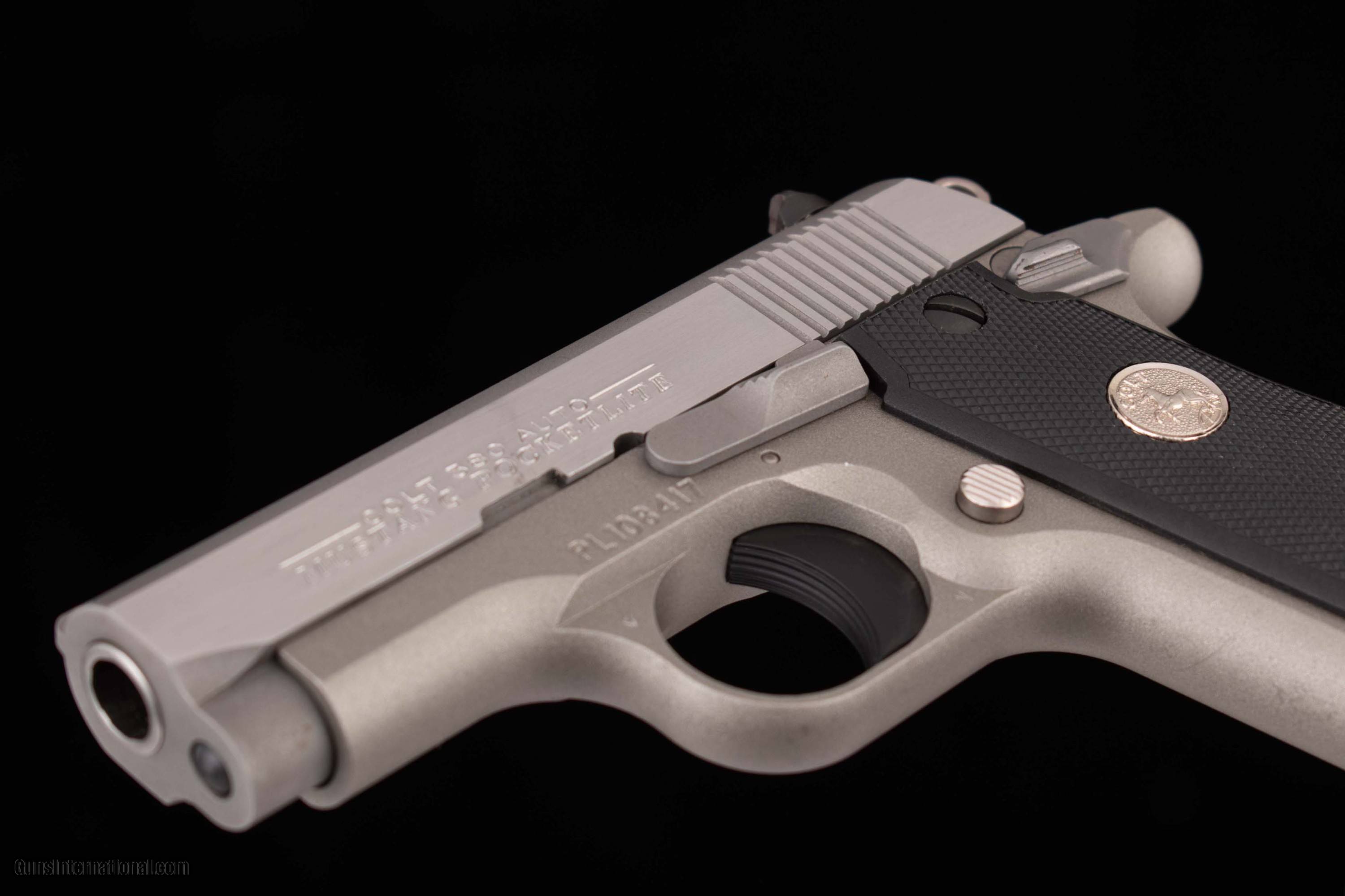 Colt Mustang .380 - POCKETLITE, STAINLESS, AS NEW, BOX, vintage ...