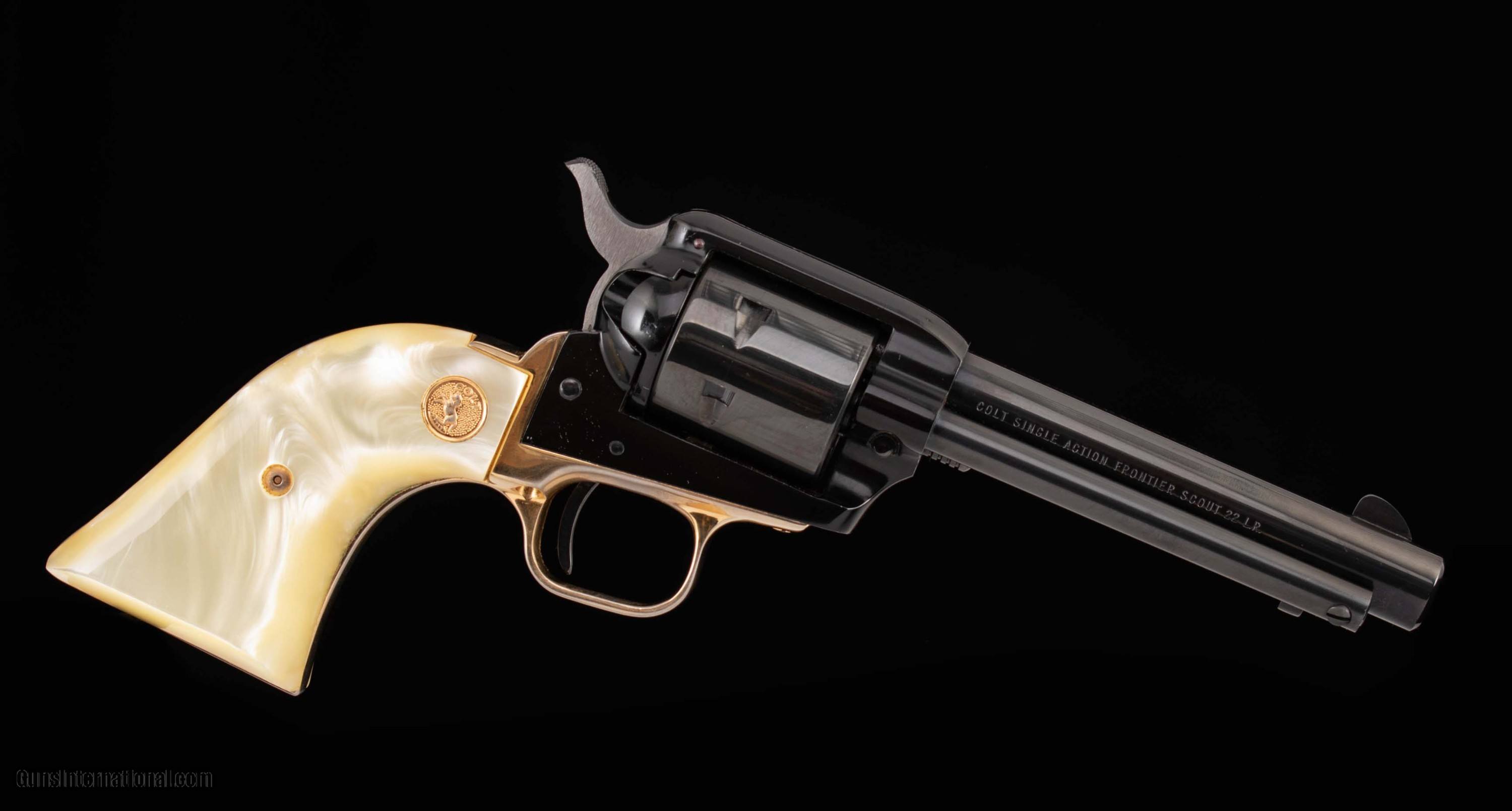 Colt West Virginia Centennial Frontier Scout - .22LR, 1963, CASED ...