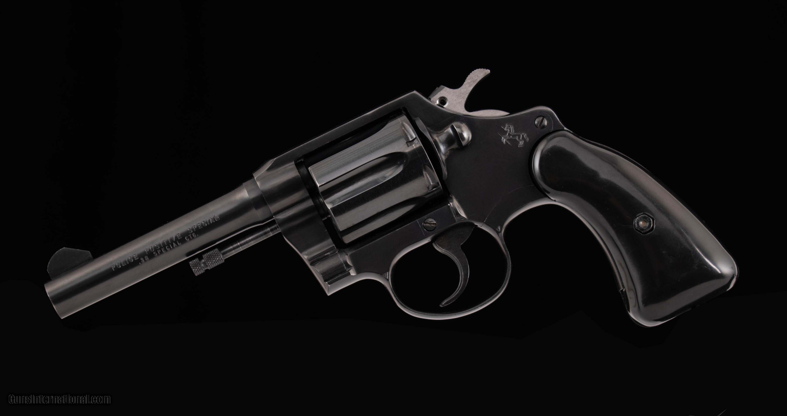 Colt Police Positive Special - .38SPL, 1966, 99% BLUE, vintage firearms inc