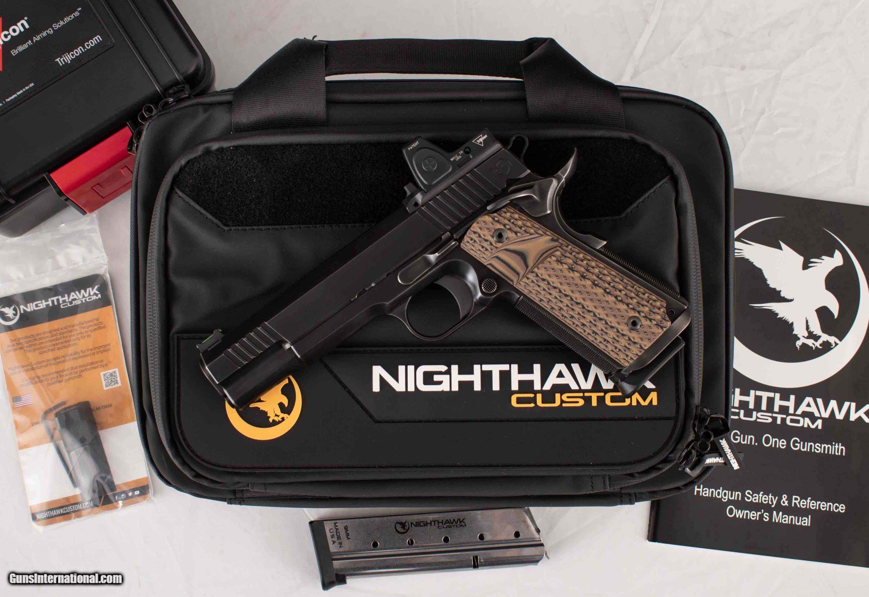 Nighthawk War Hawk Government 9mm - SMOKED NITRIDE, RMR, MAGWELL, 5 ...