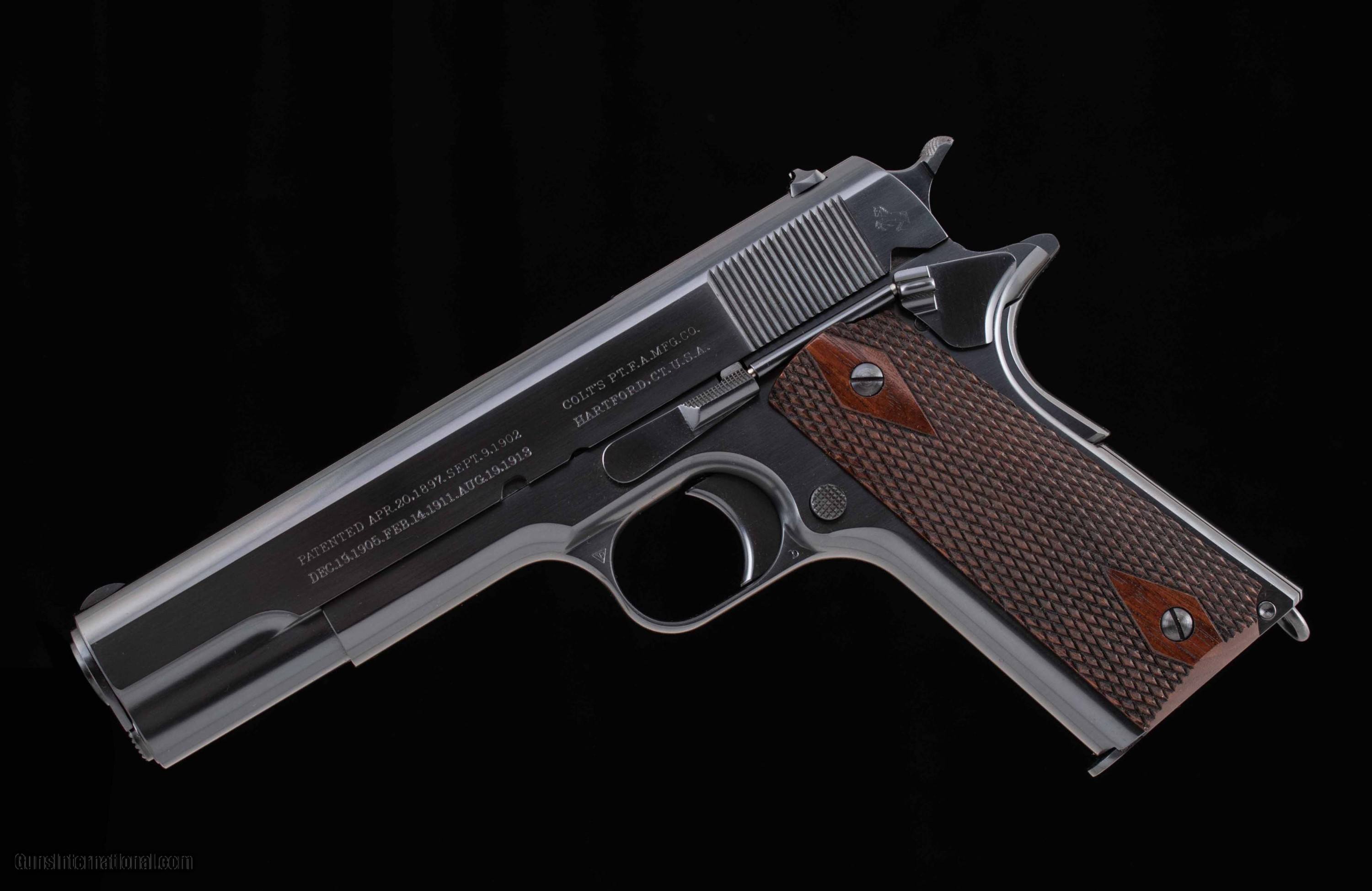 Colt 1911 .45ACP - 1914, TURNBULL RESTORED, IMMACULATE, vintage ...
