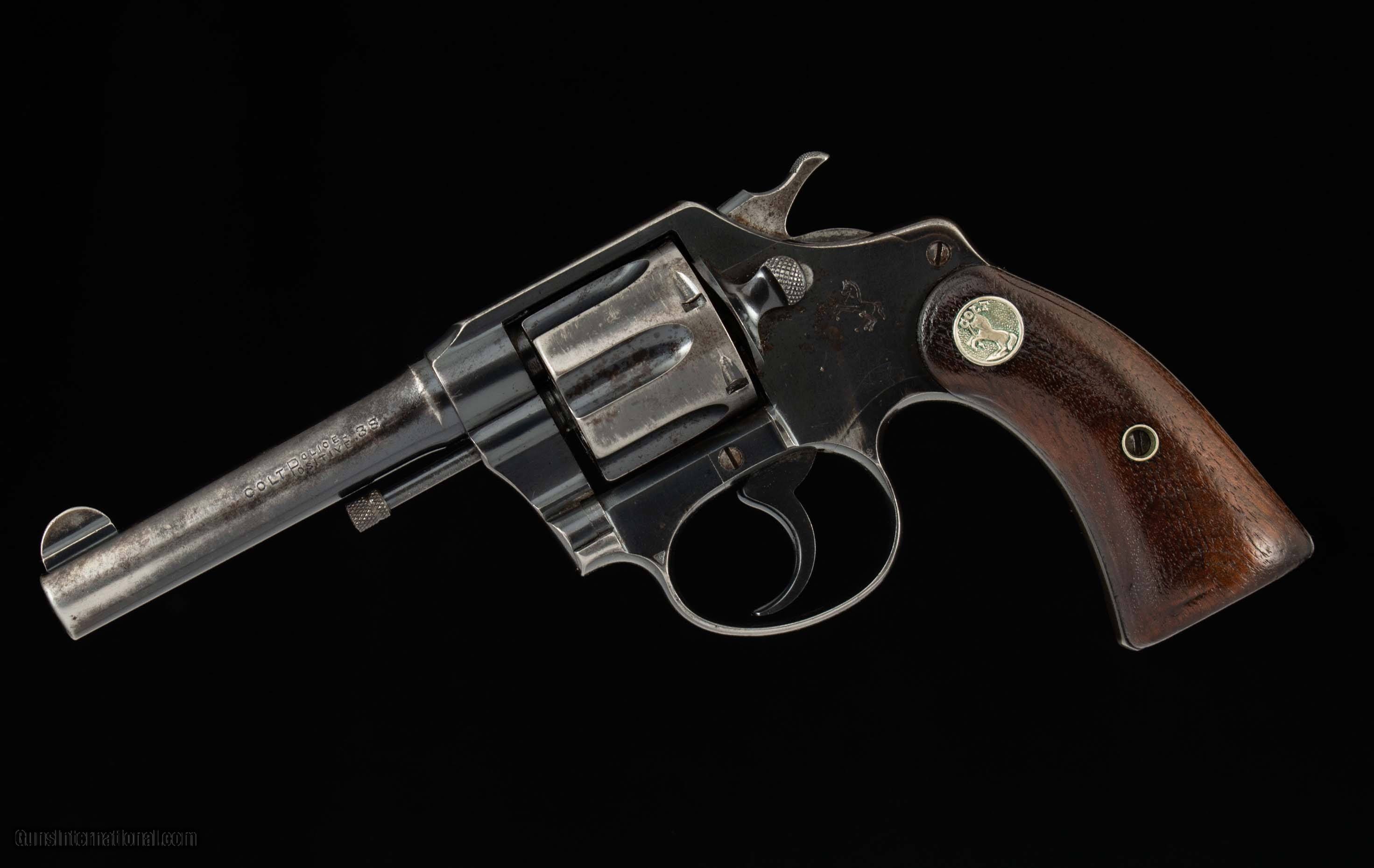 Colt Police Positive, .38S&W - 1927, BOSTON PD, vintage firearms inc