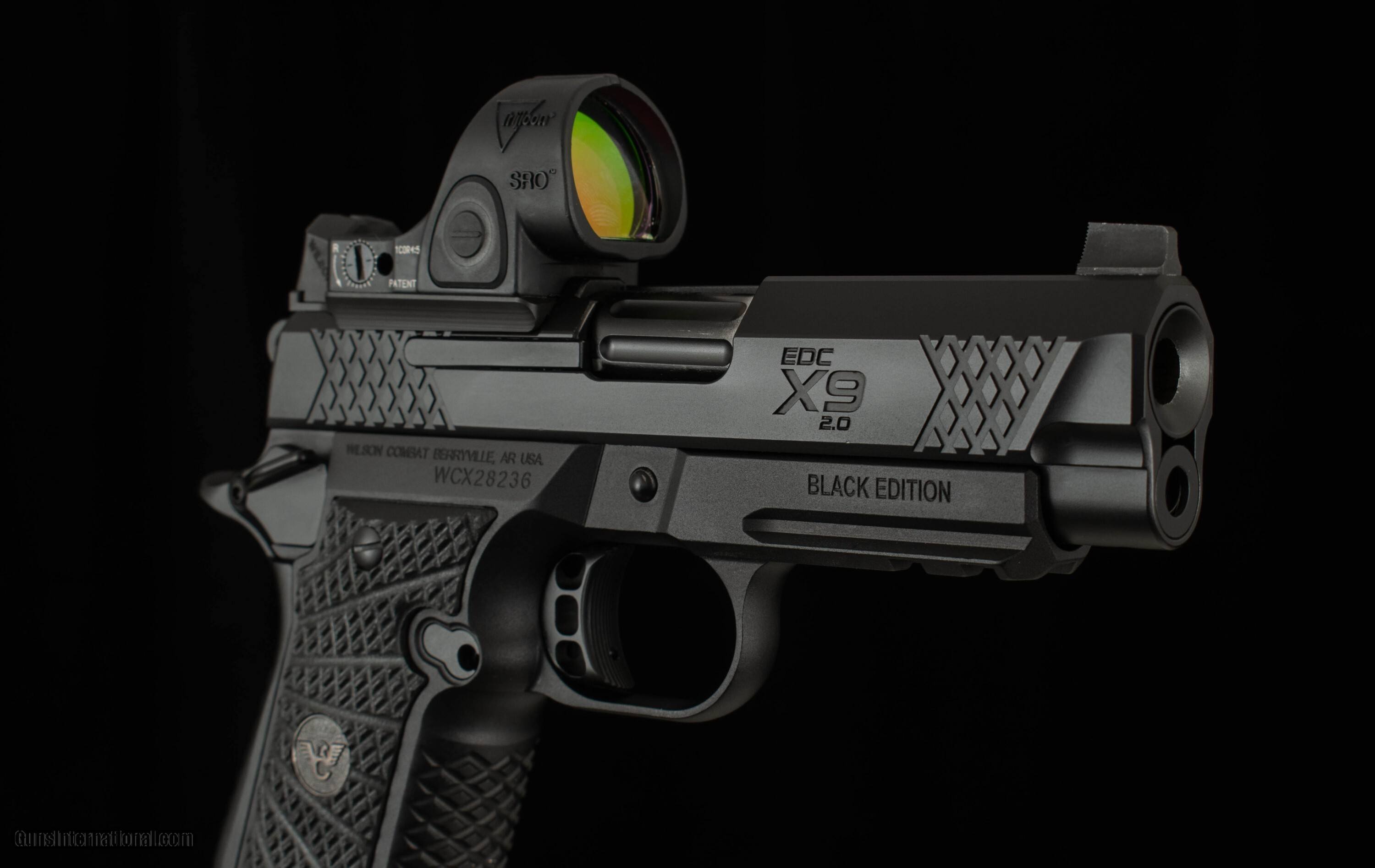 Wilson Combat EDC X9 2.0 9mm - VFI SERIES, BLACK EDITION, SRO, USED ...
