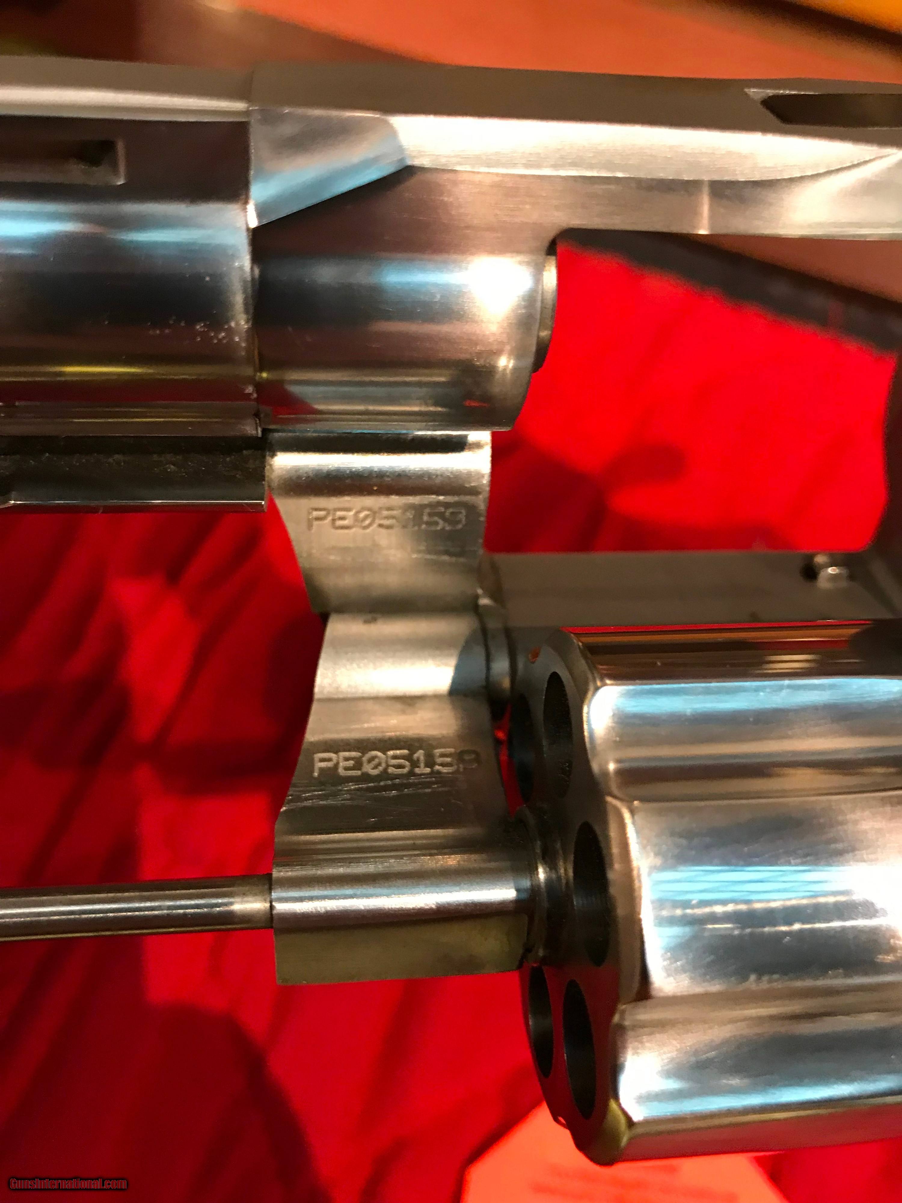 Colt Python Elite 6" Nickel Unfired in original box for sale